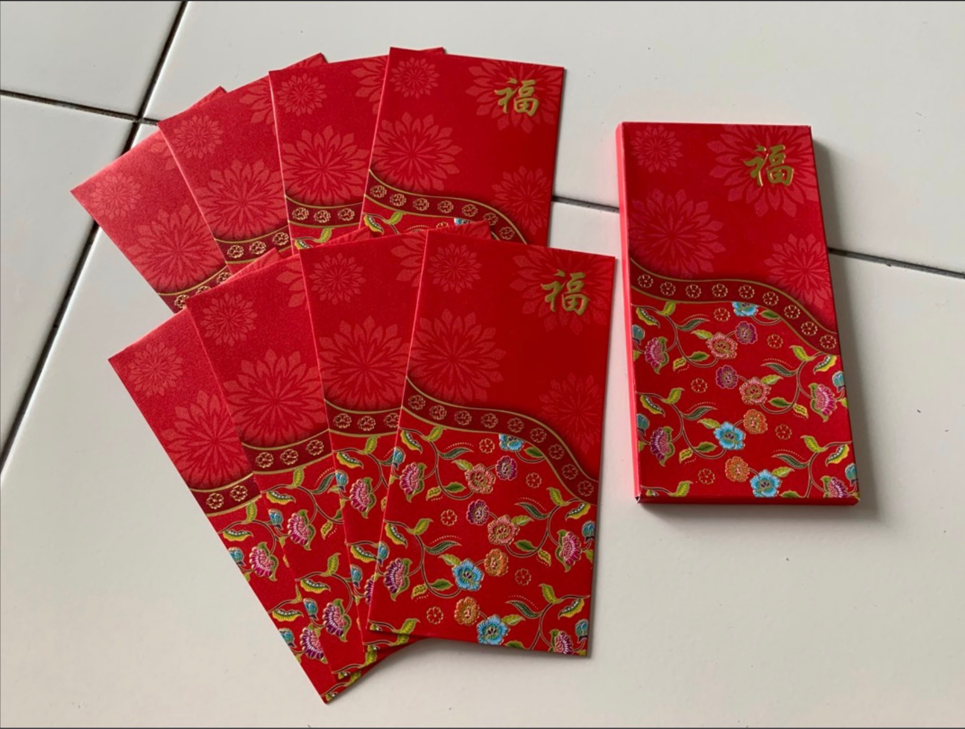 Singapore ING Insurance New CNY Red Packet (each packet is 8 pcs x 1 ...