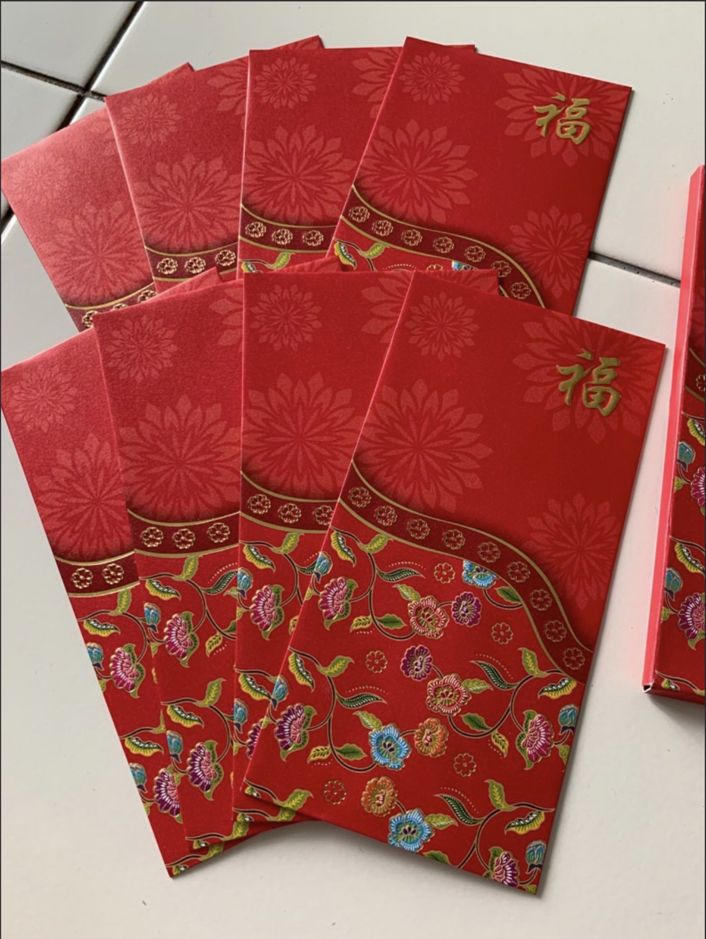 Singapore ING Insurance New CNY Red Packet (each packet is 8 pcs x 1 ...