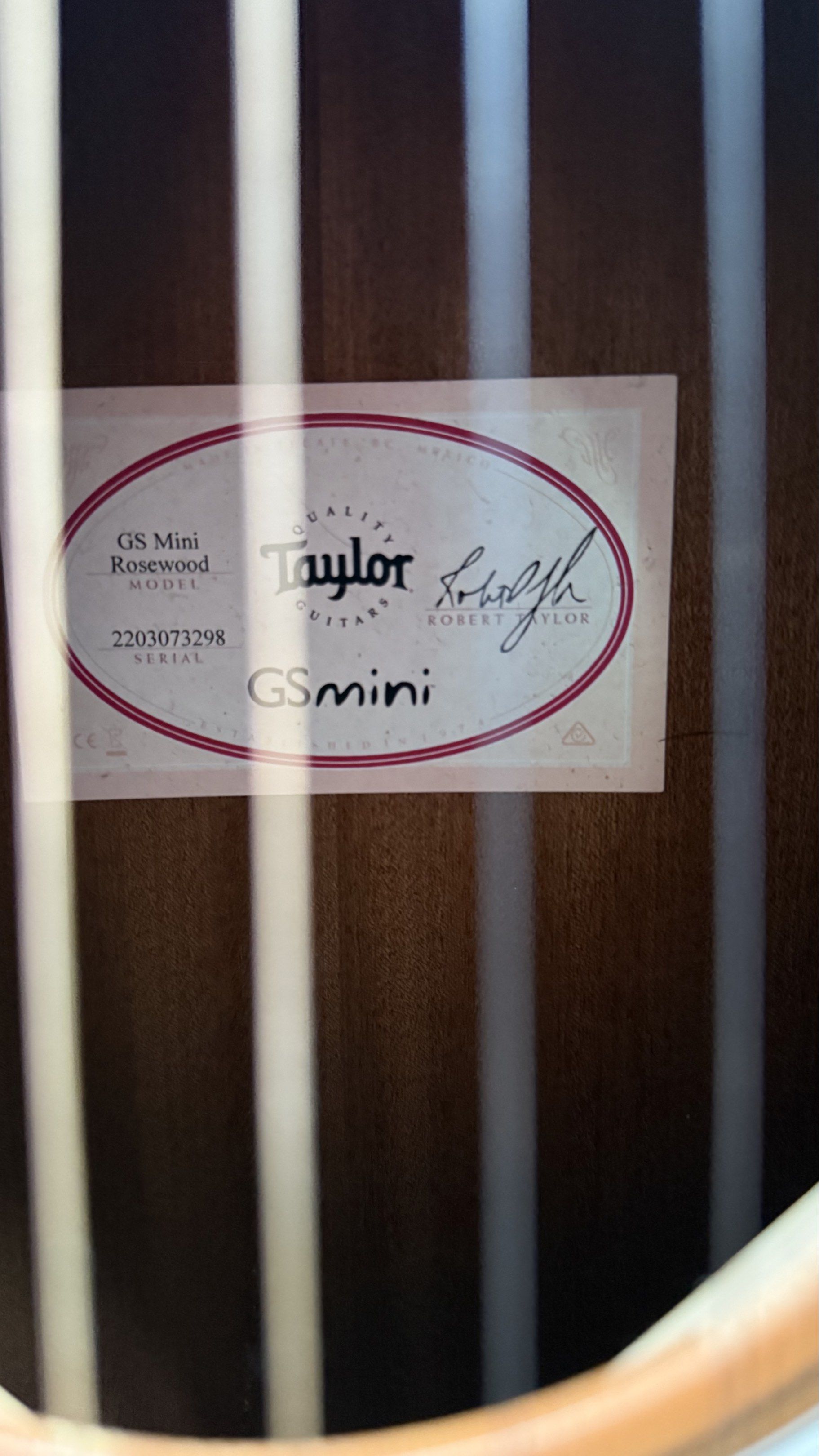 Taylor GS Mini Rosewood Acoustic Guitar, Hobbies & Toys, Music & Media ...