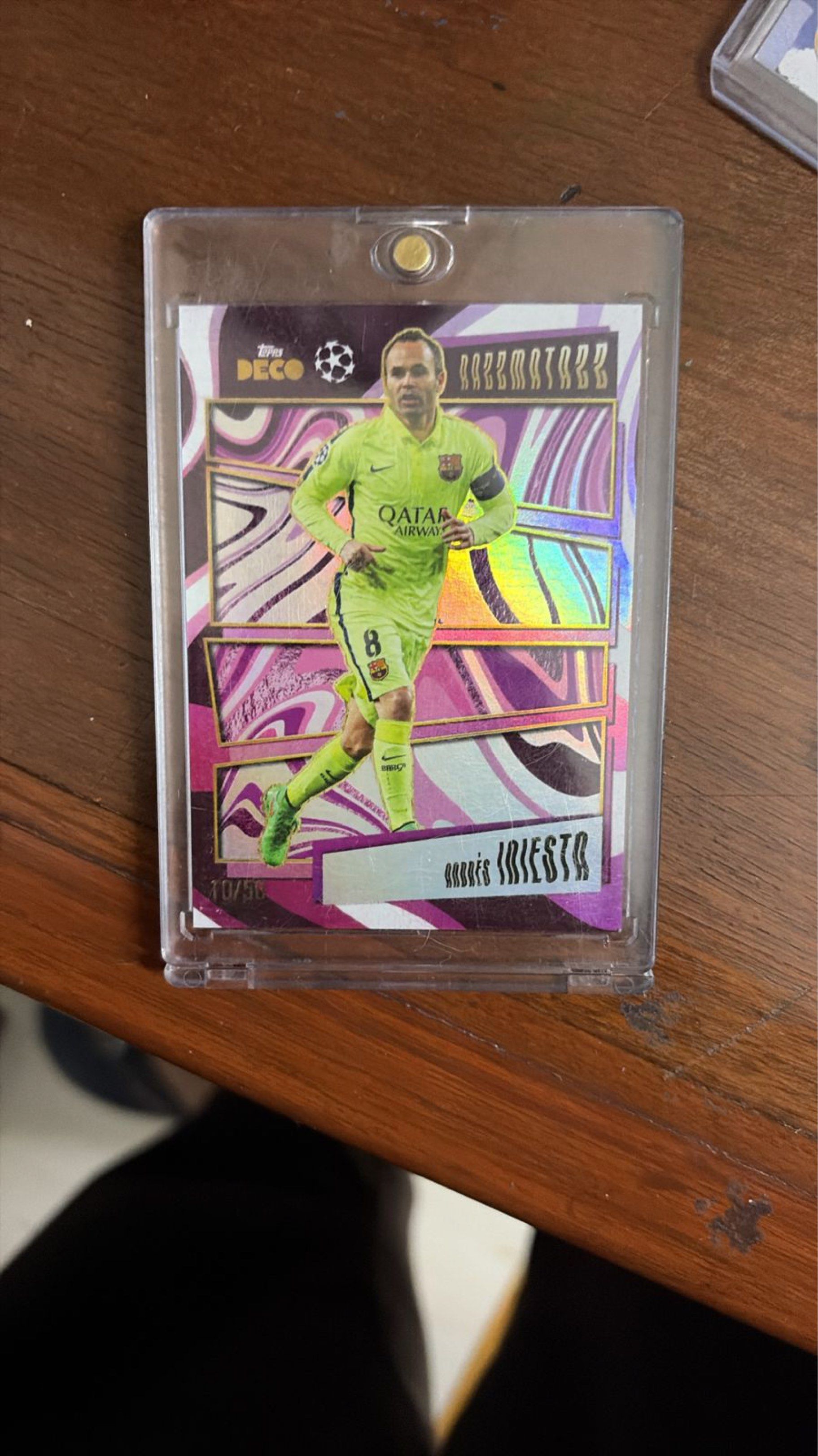 Topps Deco Andres Iniesta Soccer Card, Hobbies & Toys, Toys & Games on ...