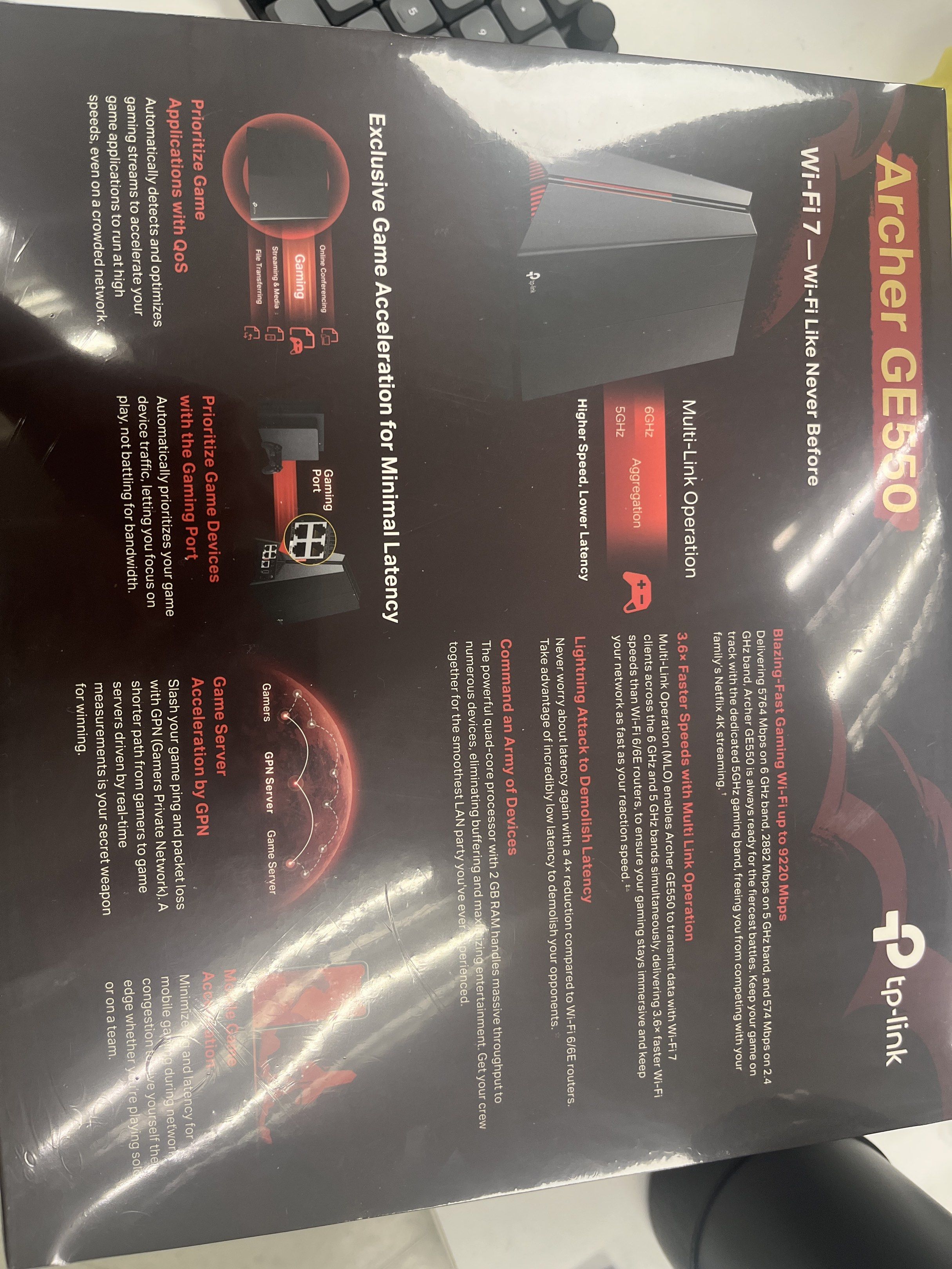 TP-Link Archer BE9300 Tri-Band Wi-Fi 7 Gaming Router, Computers & Tech ...