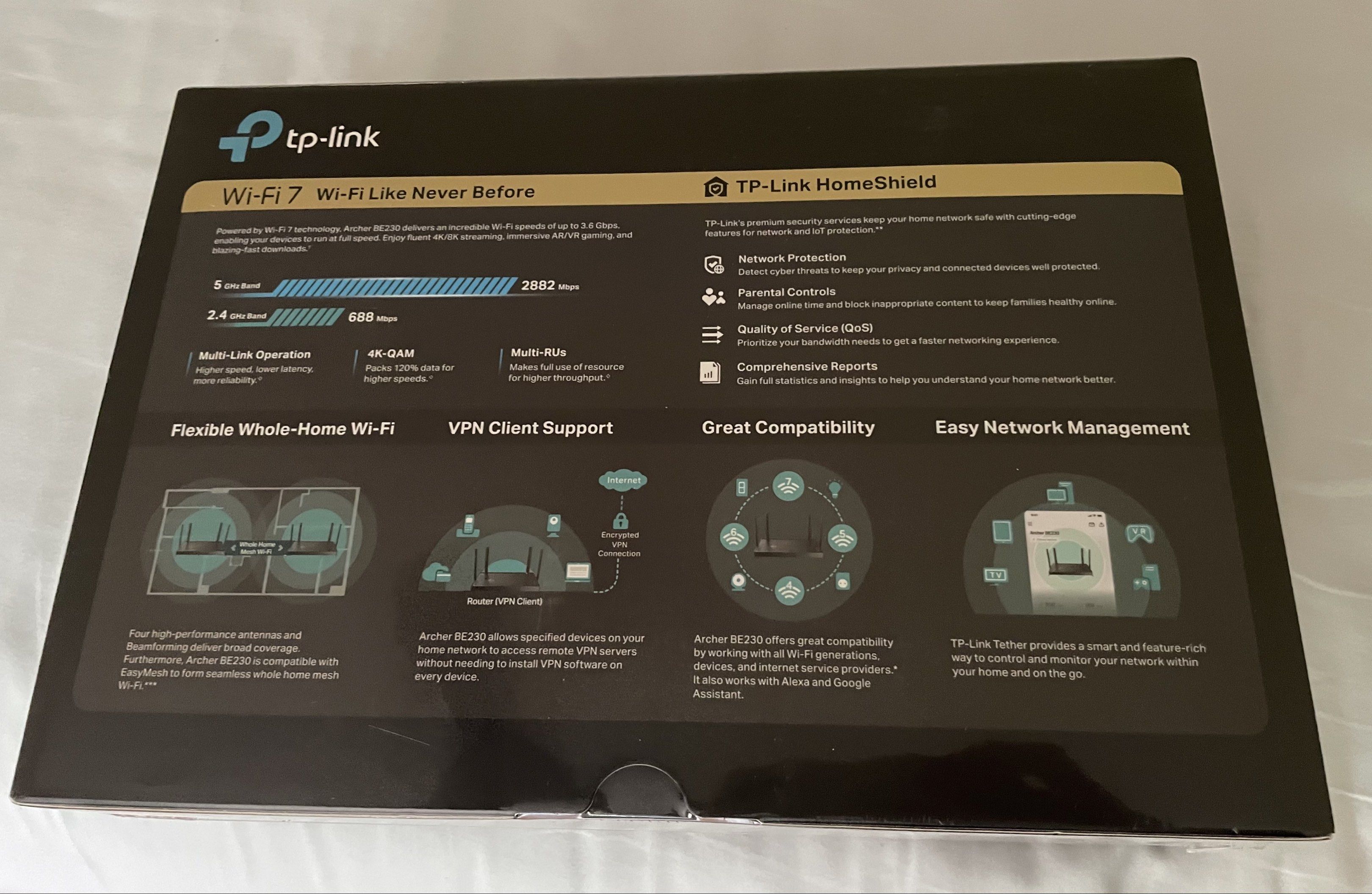 TP-Link BE3600 Dual-Band Wi-Fi 7 Router, Computers & Tech, Parts ...