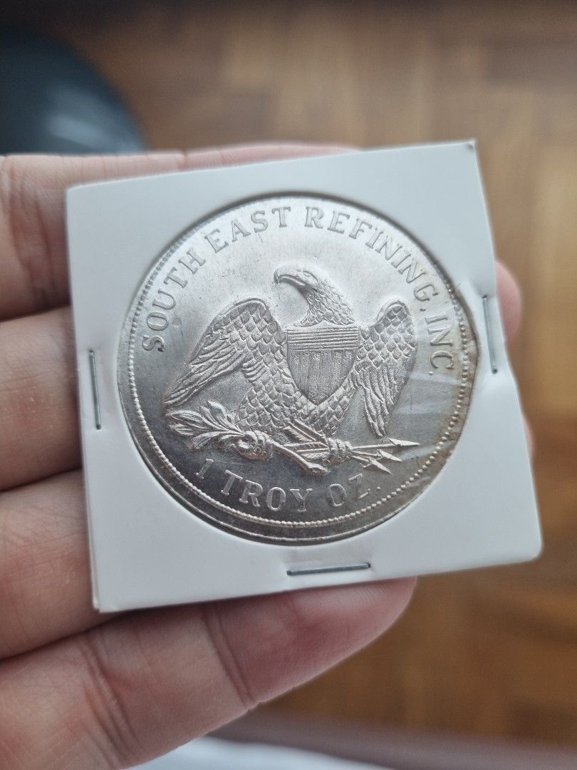 United States South East Refining Eagle 1 oz silver medallion, Hobbies ...