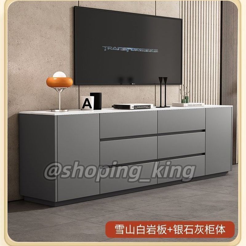 V Console🔸🔹Sintered Stone TV Cabinet/Large Capacity Storage TV Stand ...