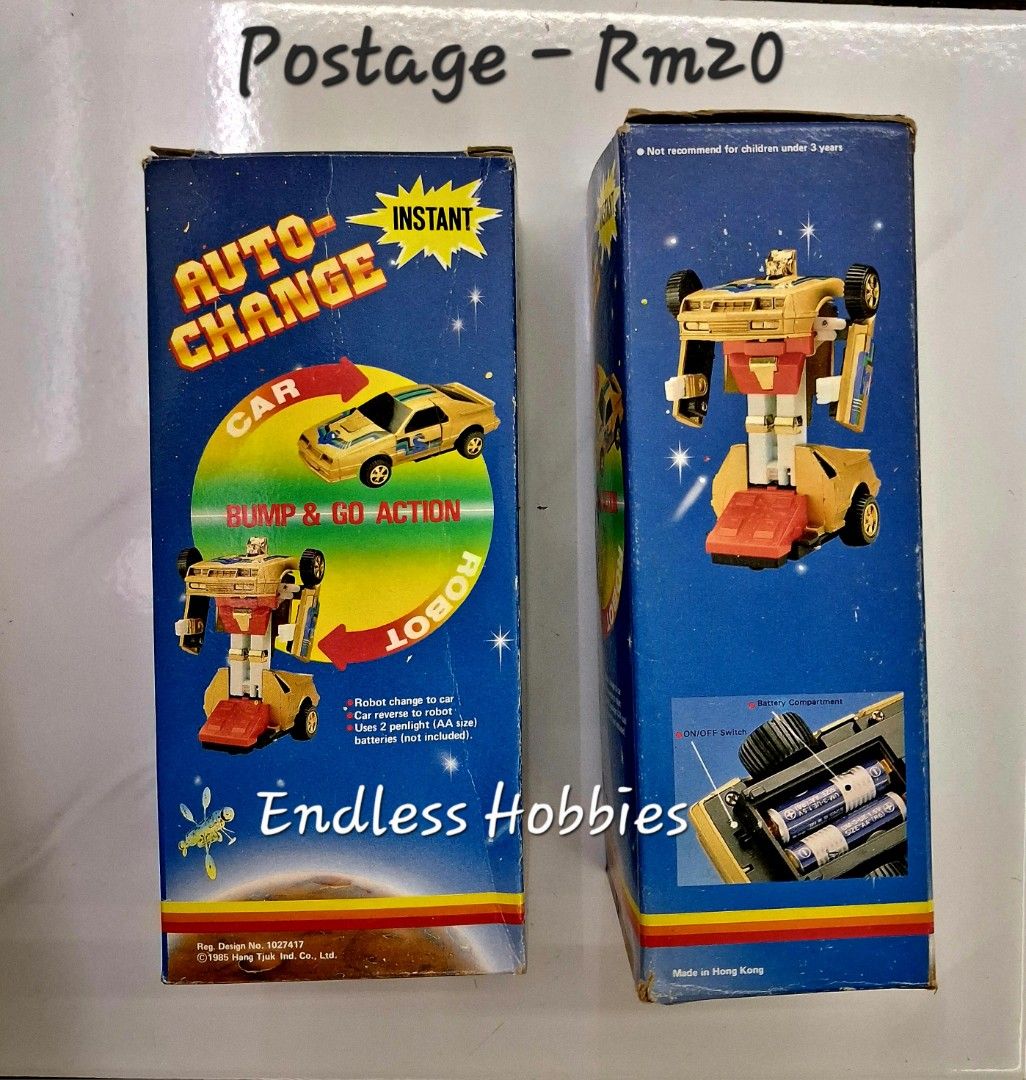 Vintage Auto Change Robot, Hobbies & Toys, Toys & Games on Carousell