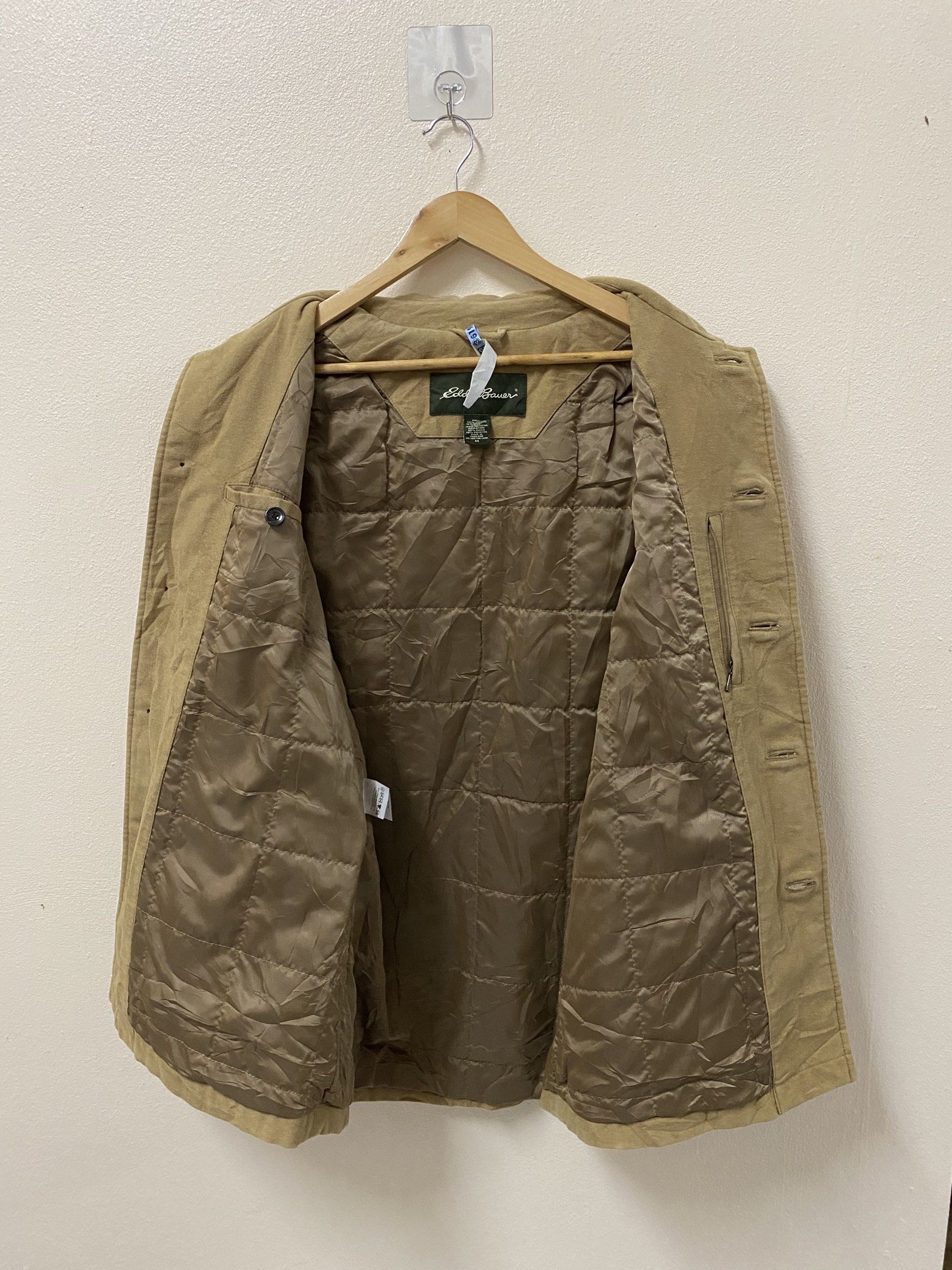 Vintage Eddie Bauer Chore Jacket | Workwear Classic | Earth Tone Brown ...