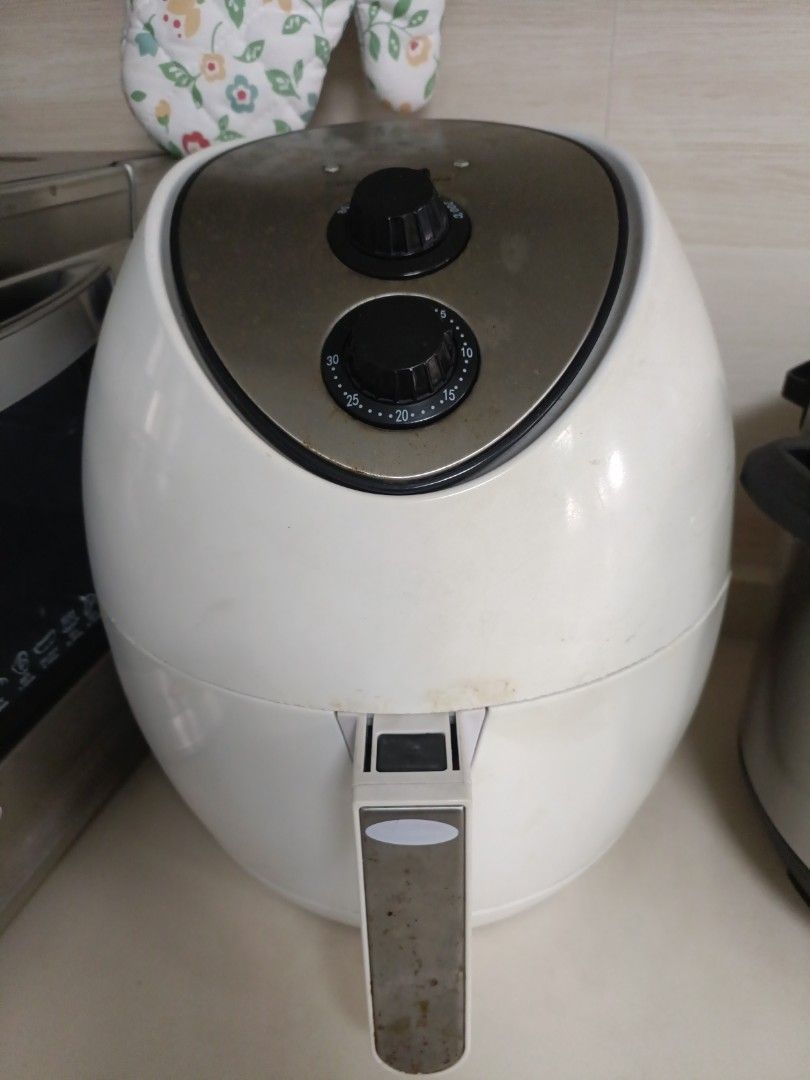 White Air Fryer - Used, TV & Home Appliances, Kitchen Appliances ...