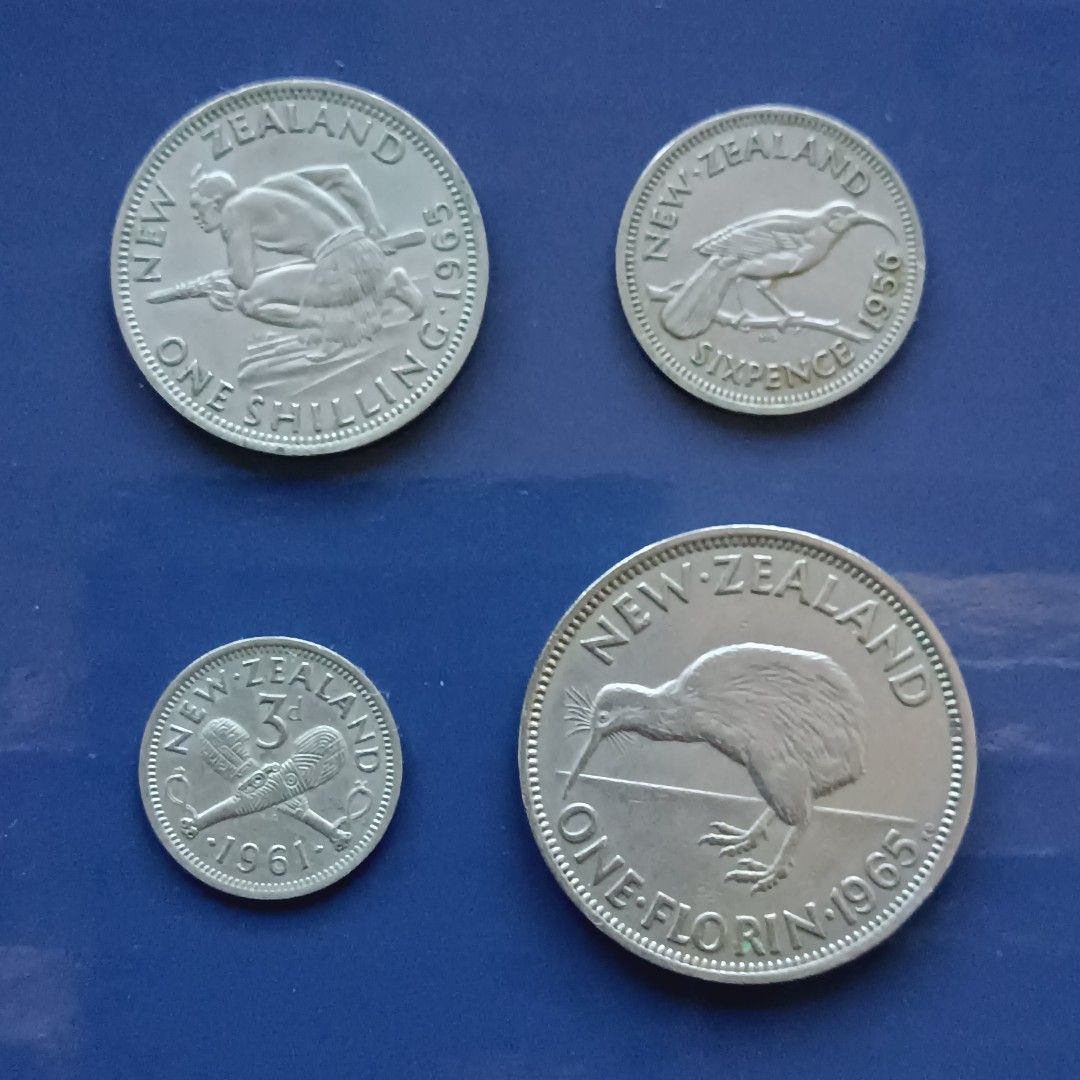 1956-1965 New Zealand Vintage Coins, Hobbies & Toys, Collectibles ...