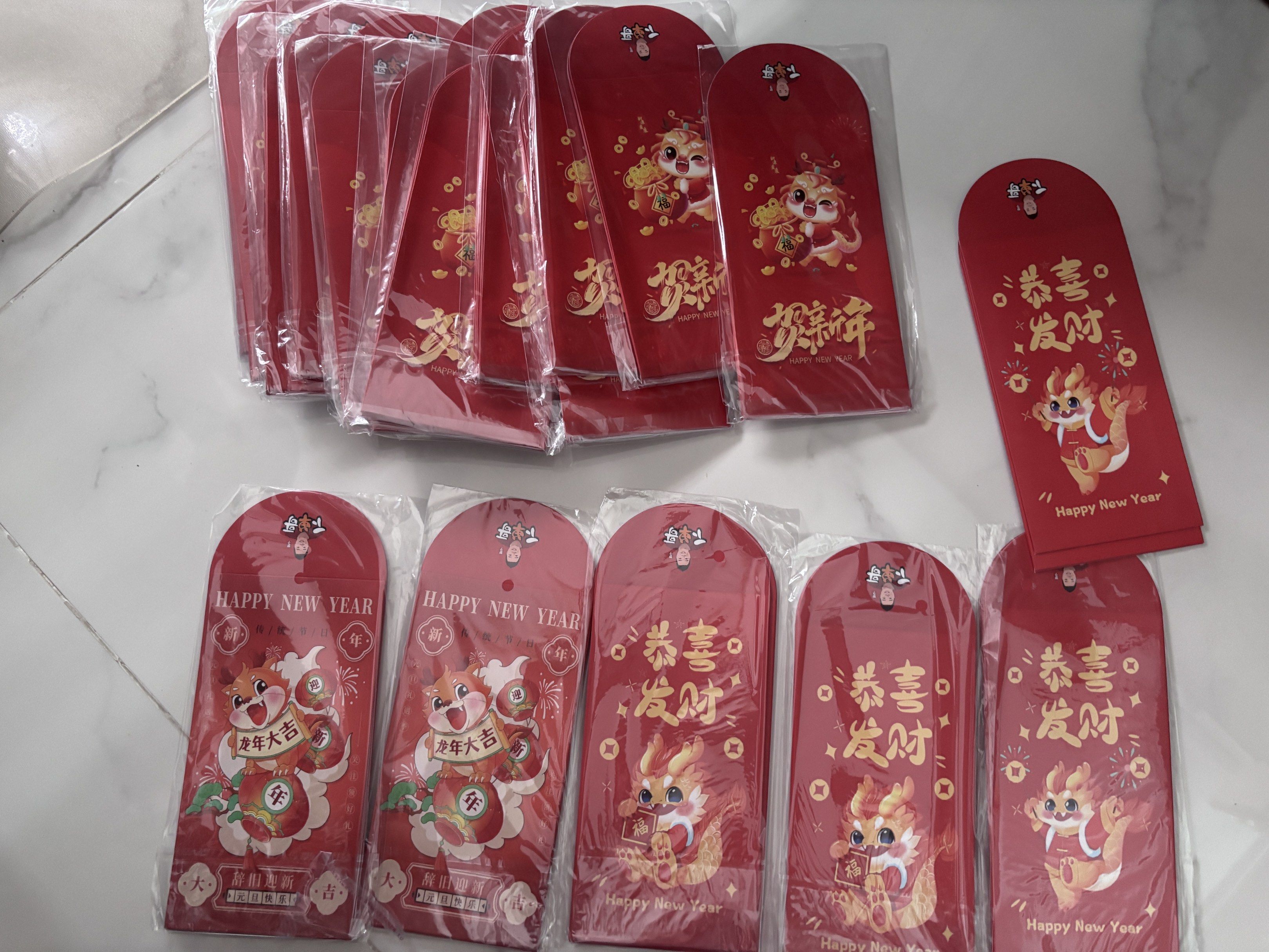 20 packs Chinese New Year Red Packets, Hobbies & Toys, Occasions ...