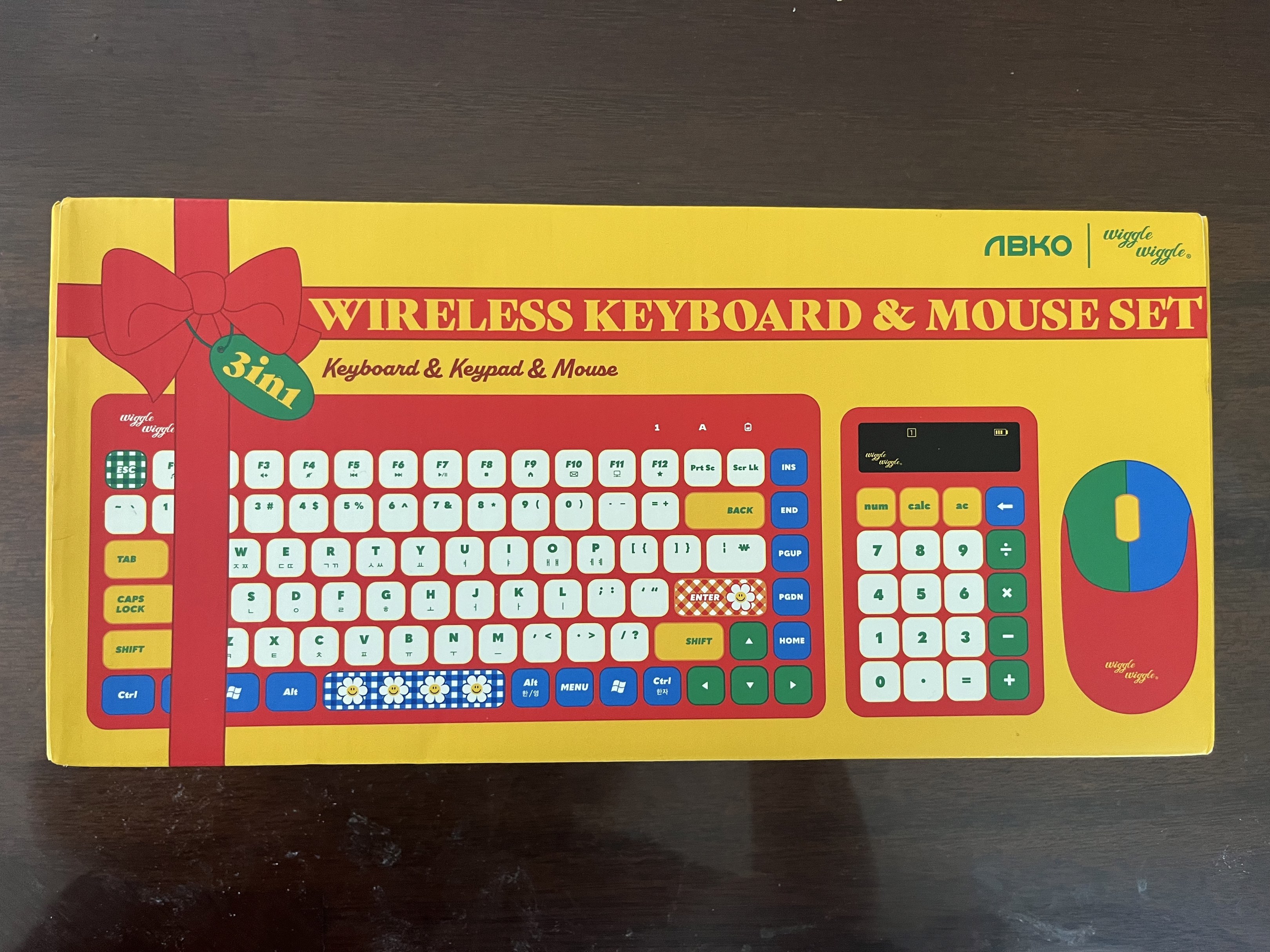 ABKO & Wiggle Wiggle Wireless Keyboard & Mouse Set, Computers & Tech ...