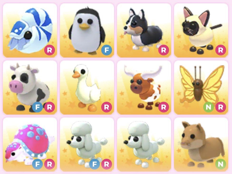 Adopt Me Pets - Various Pets Available, Video Gaming, Gaming ...