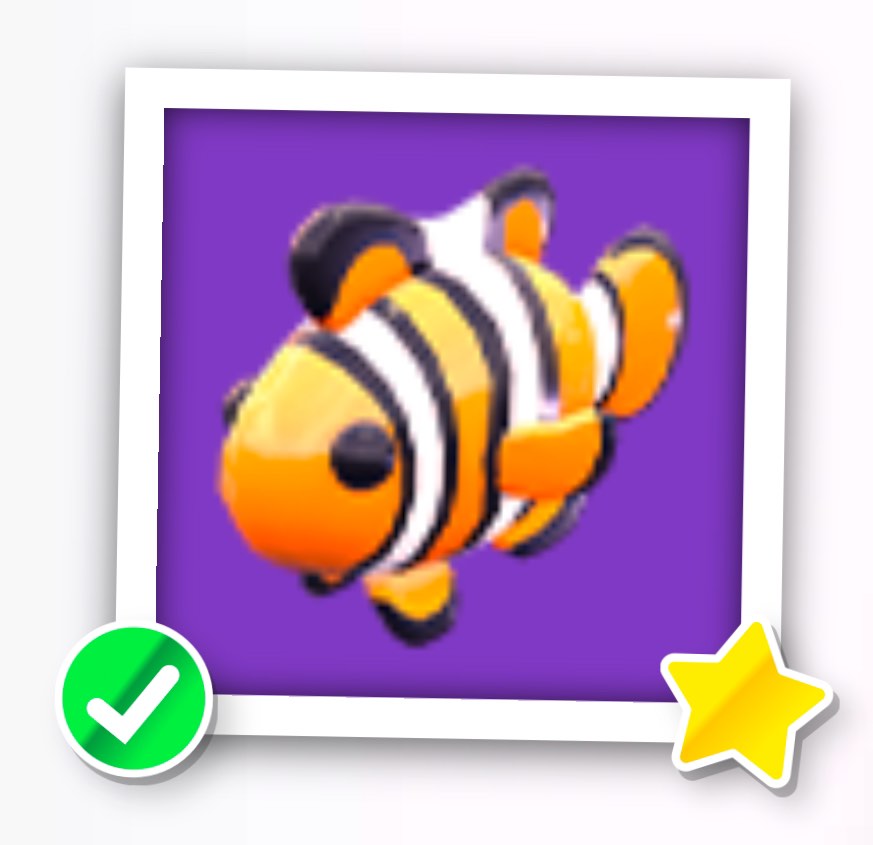 Adopt Me! ROBLOX - Clownfish ( RM 1 ), Video Gaming, Gaming Accessories ...