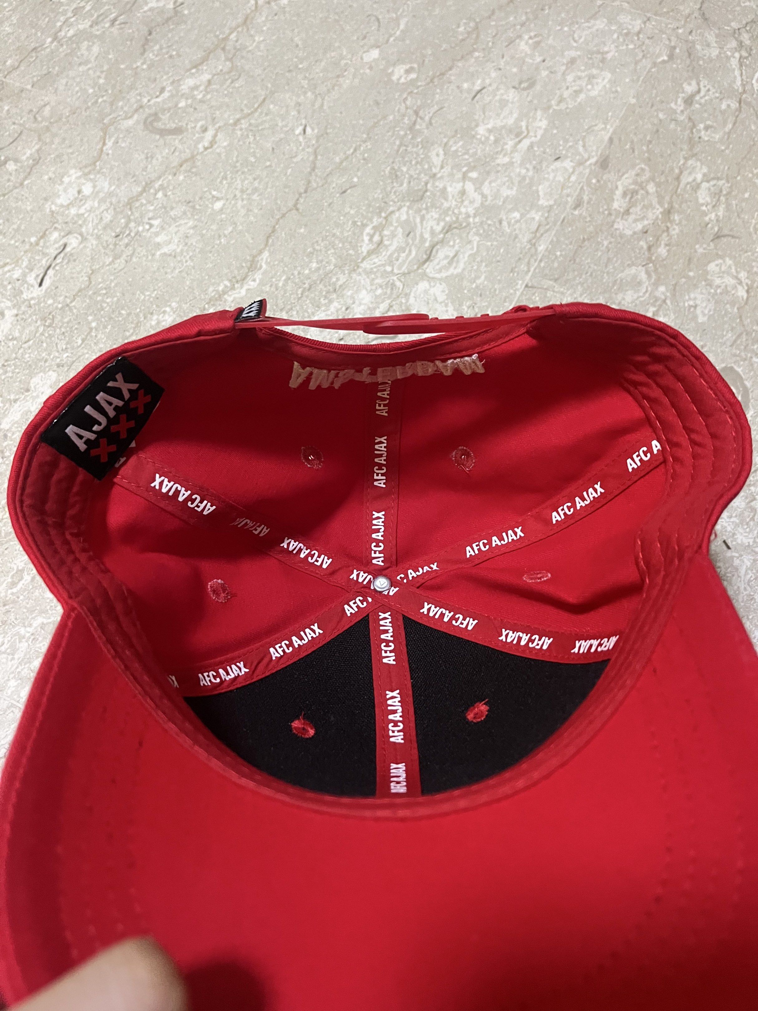 AFC Ajax Amsterdam Red Cap, Men's Fashion, Watches & Accessories, Caps ...