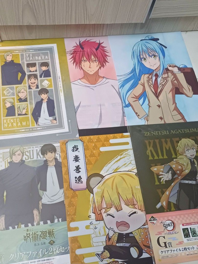 Anime File Merch Jujutsu Kaisen My Hero Academia Demon Slayer Hobbies