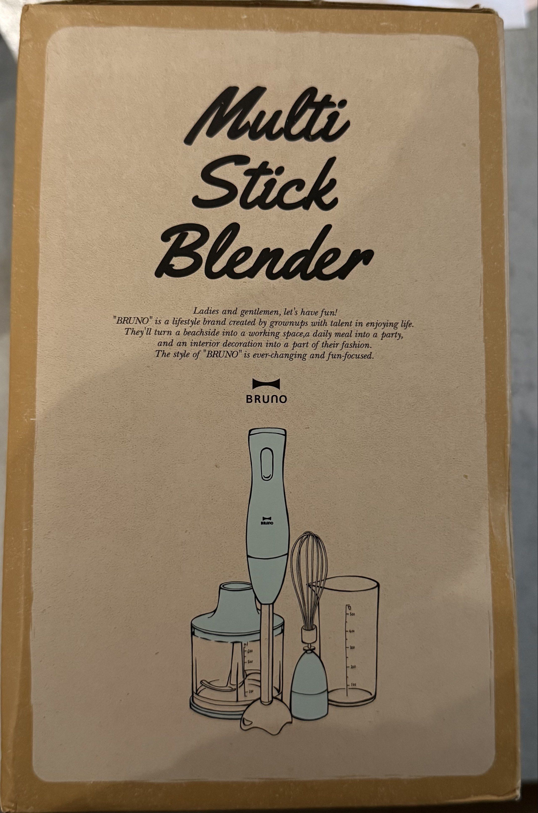 BRUNO Multi Stick Blender（多功能手提攪拌器）, 家庭電器, 廚房電器, 榨汁機及攪拌機 - Carousell
