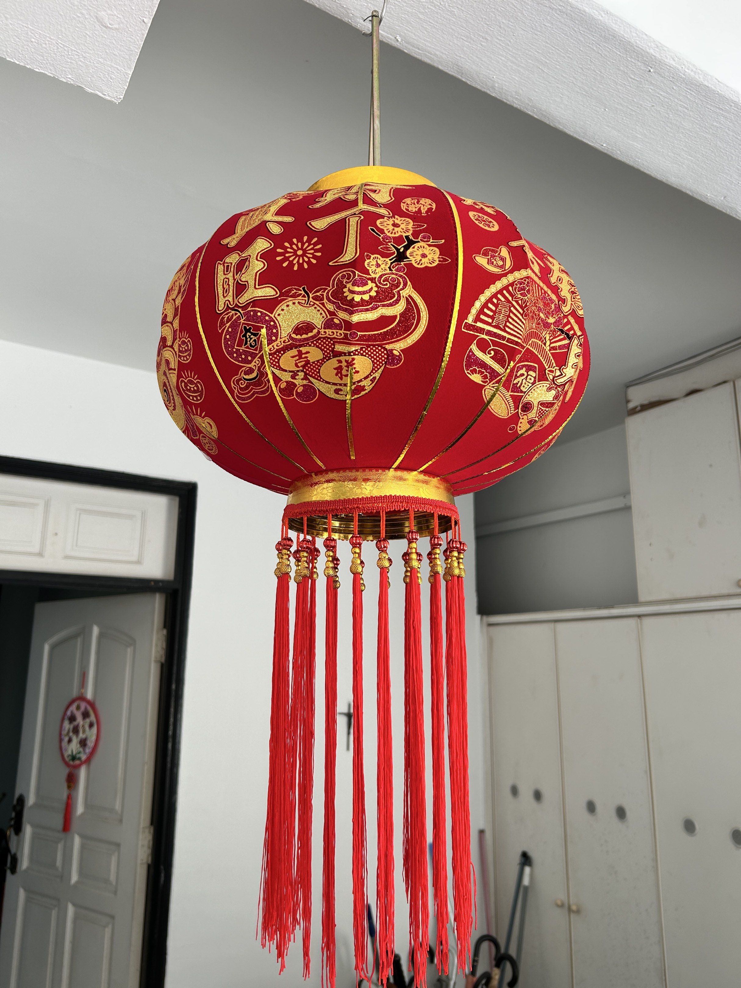 Chinese New Year Red Lantern, Furniture & Home Living, Home Decor ...