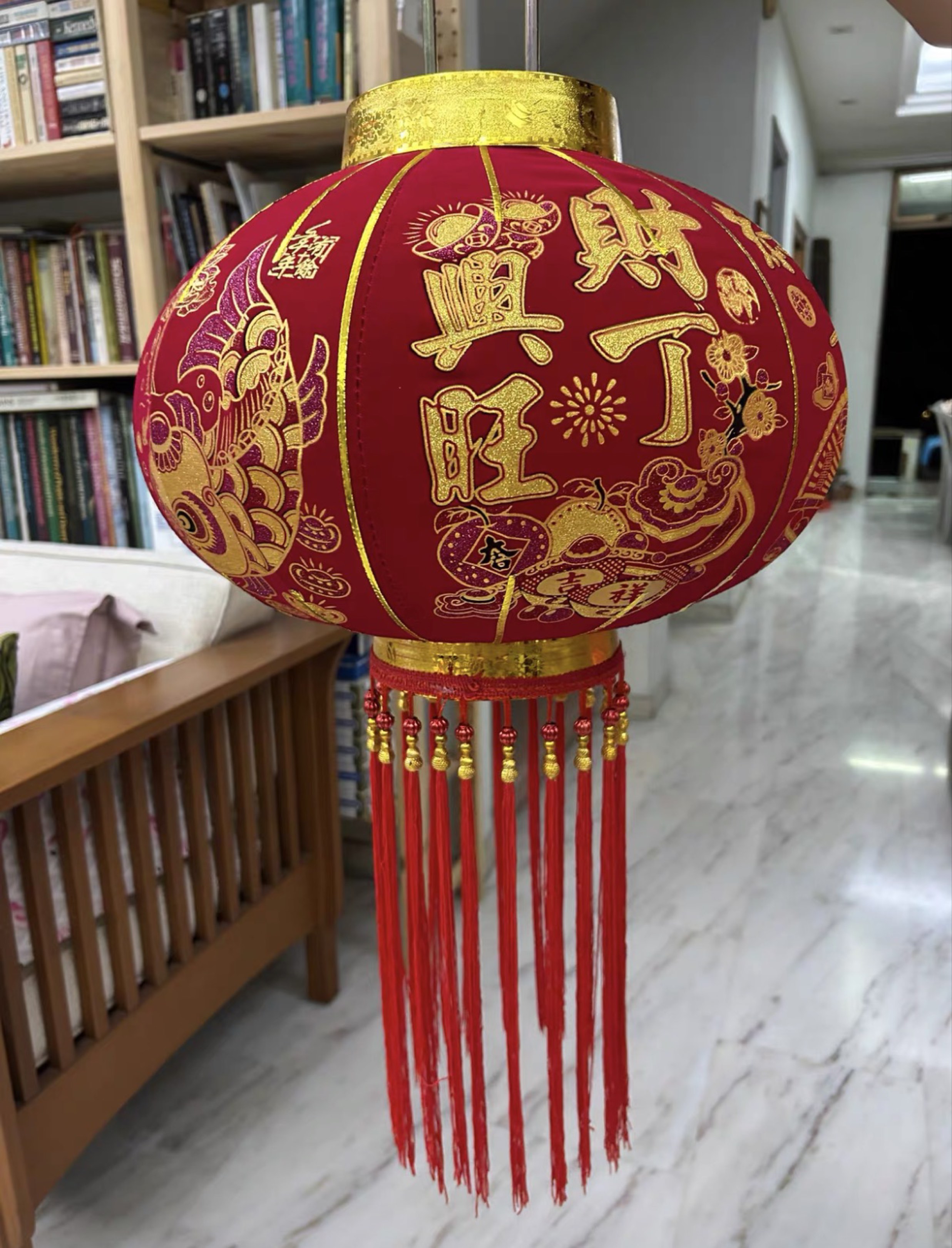Chinese New Year Red Lantern, Furniture & Home Living, Home Decor ...