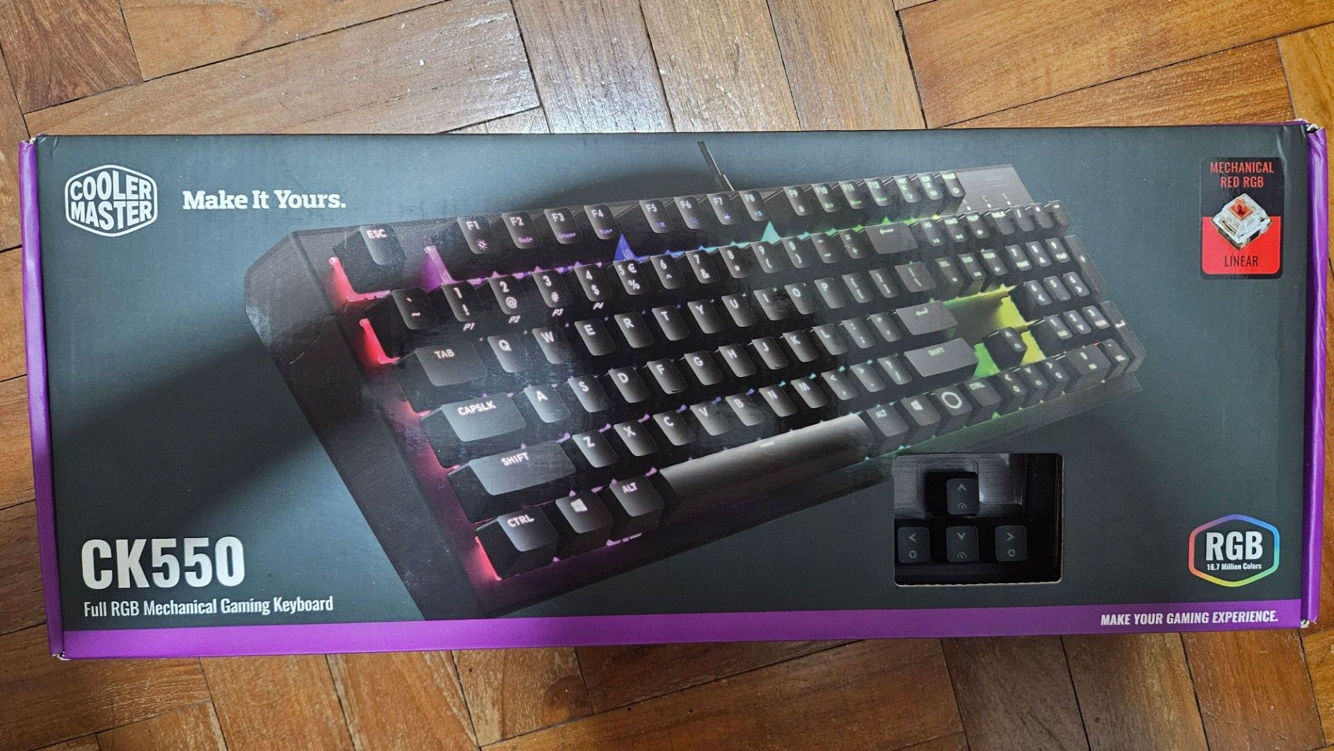 Cooler Master CK550 Full RGB Mechanical Gaming Keyboard (Red Switch ...