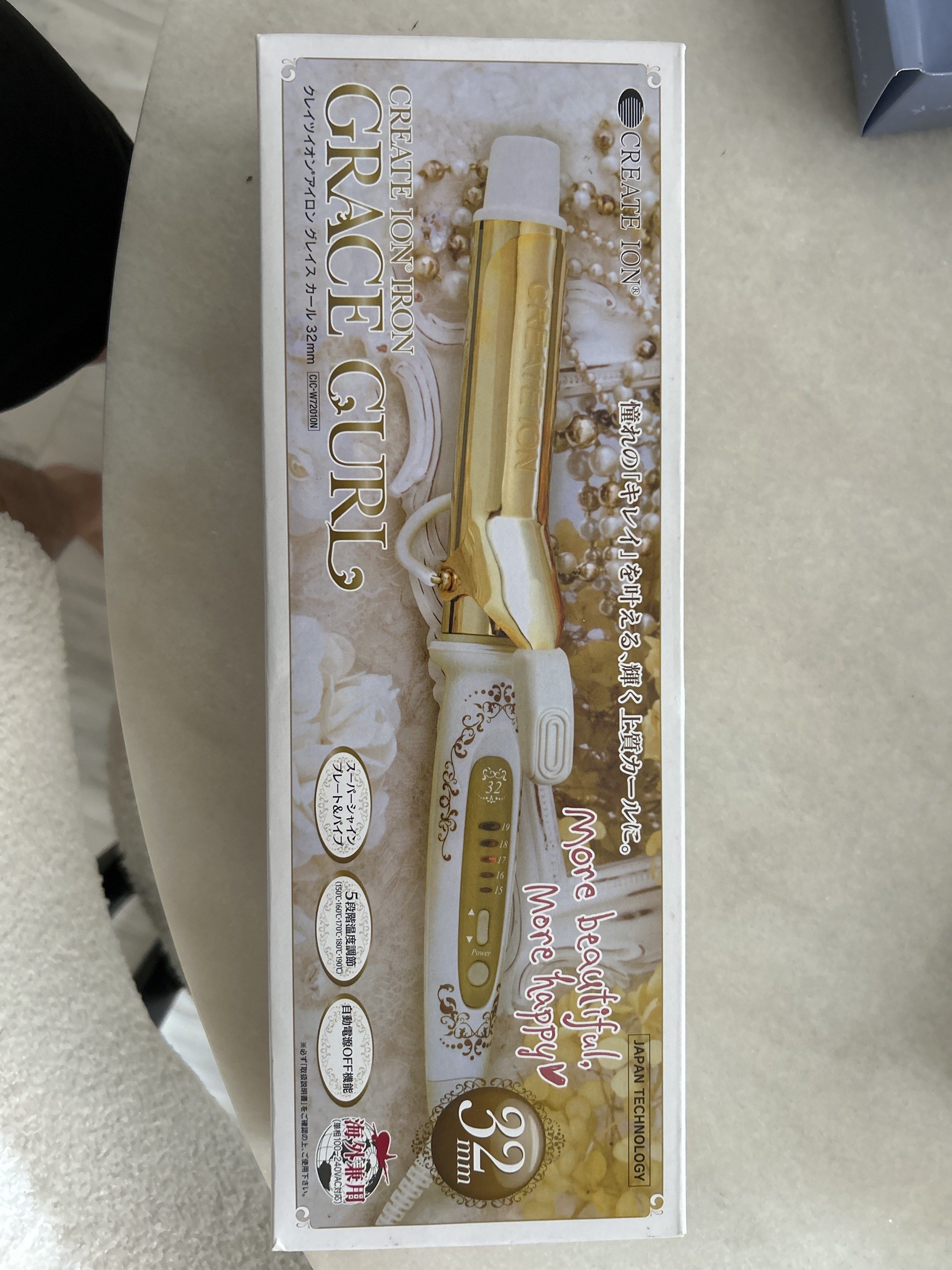 Create Ion Grace Curl Curling Iron 32mm, Beauty & Personal Care, Hair ...