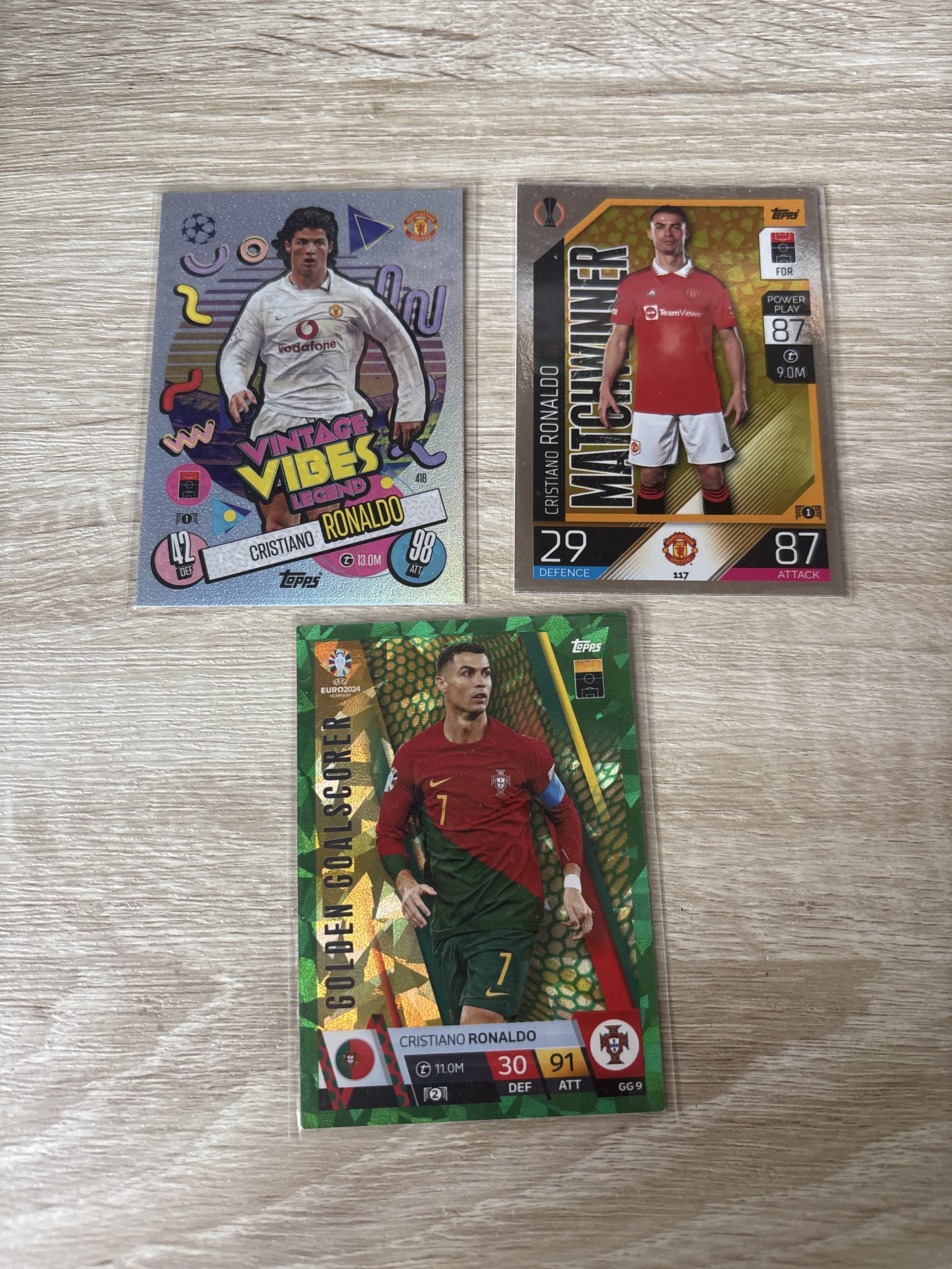 Cristiano Ronaldo Topps Panini Match Attax Trading Cards, Hobbies ...