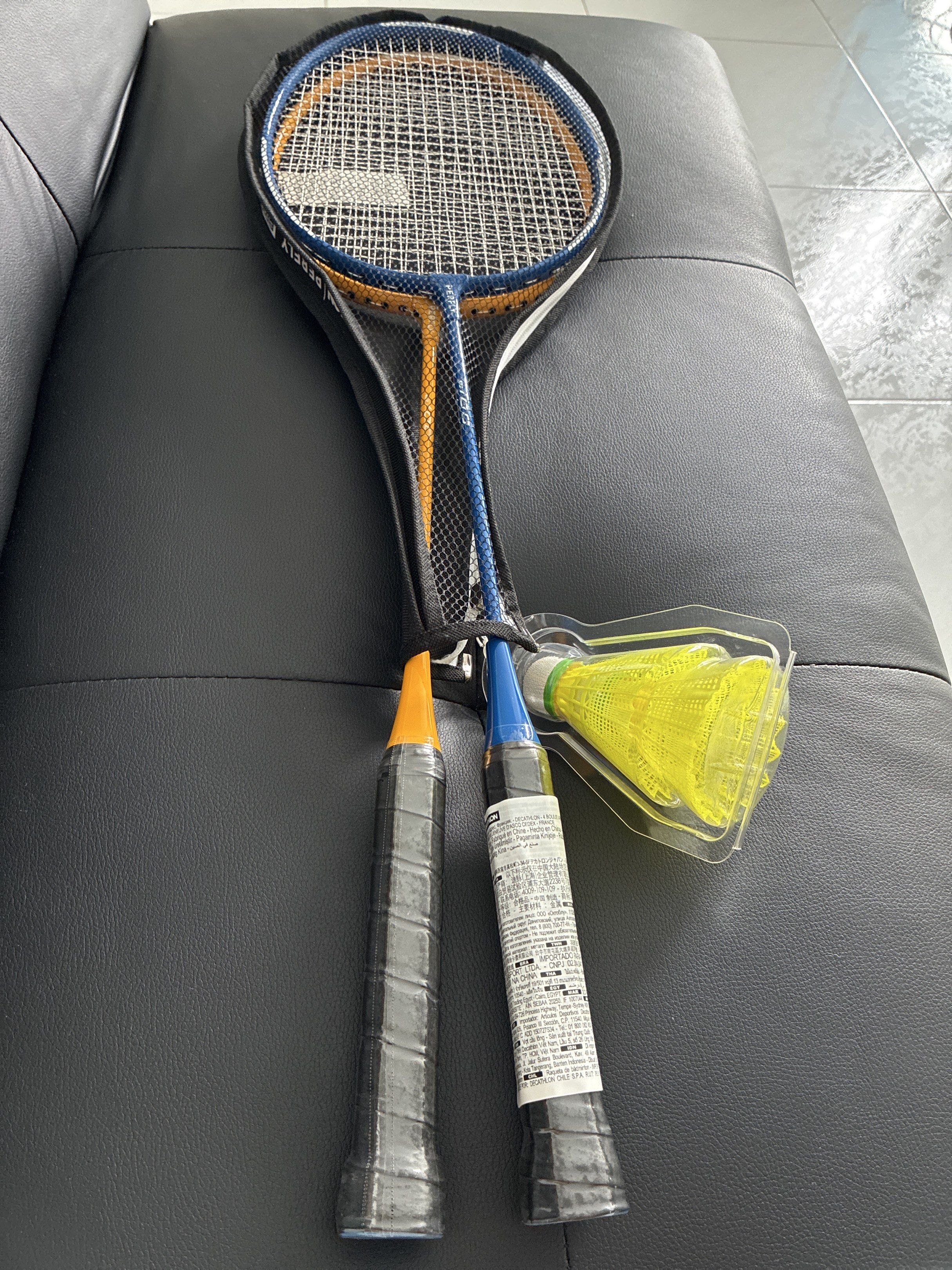 Decathlon Perfly BR100 Set Starter Badminton Rackets, Sports Equipment ...