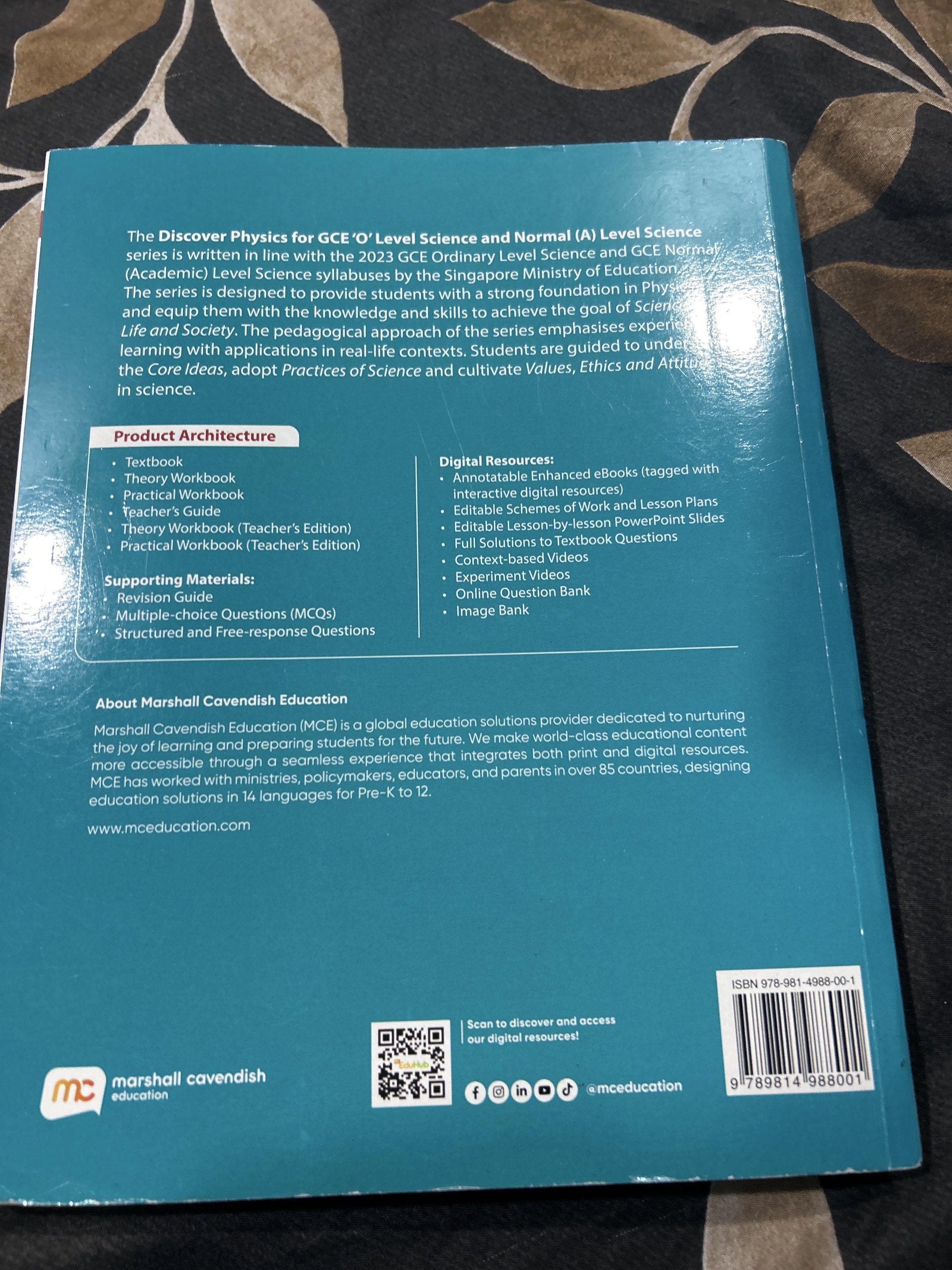Discover Physics GCE 'O' and N(A) Level Textbook 5th Edition, Hobbies ...