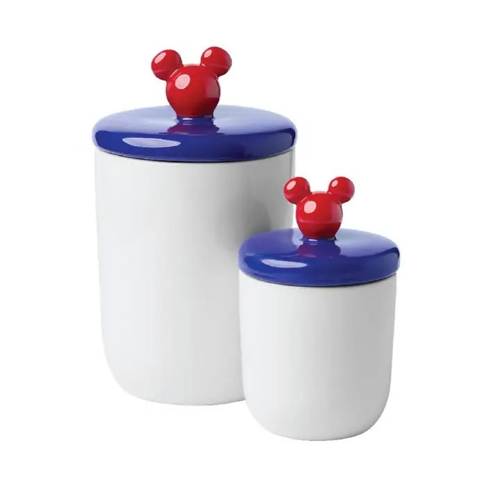 Disney Mickey Mouse Ceramic Canister Set of 2, Furniture & Home Living ...