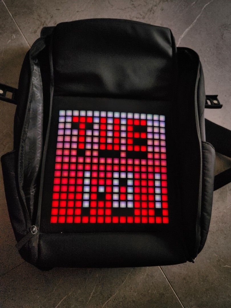 Divoom Pixoo Pixel 16x16 Backpack M, Men's Fashion, Bags, Backpacks on ...