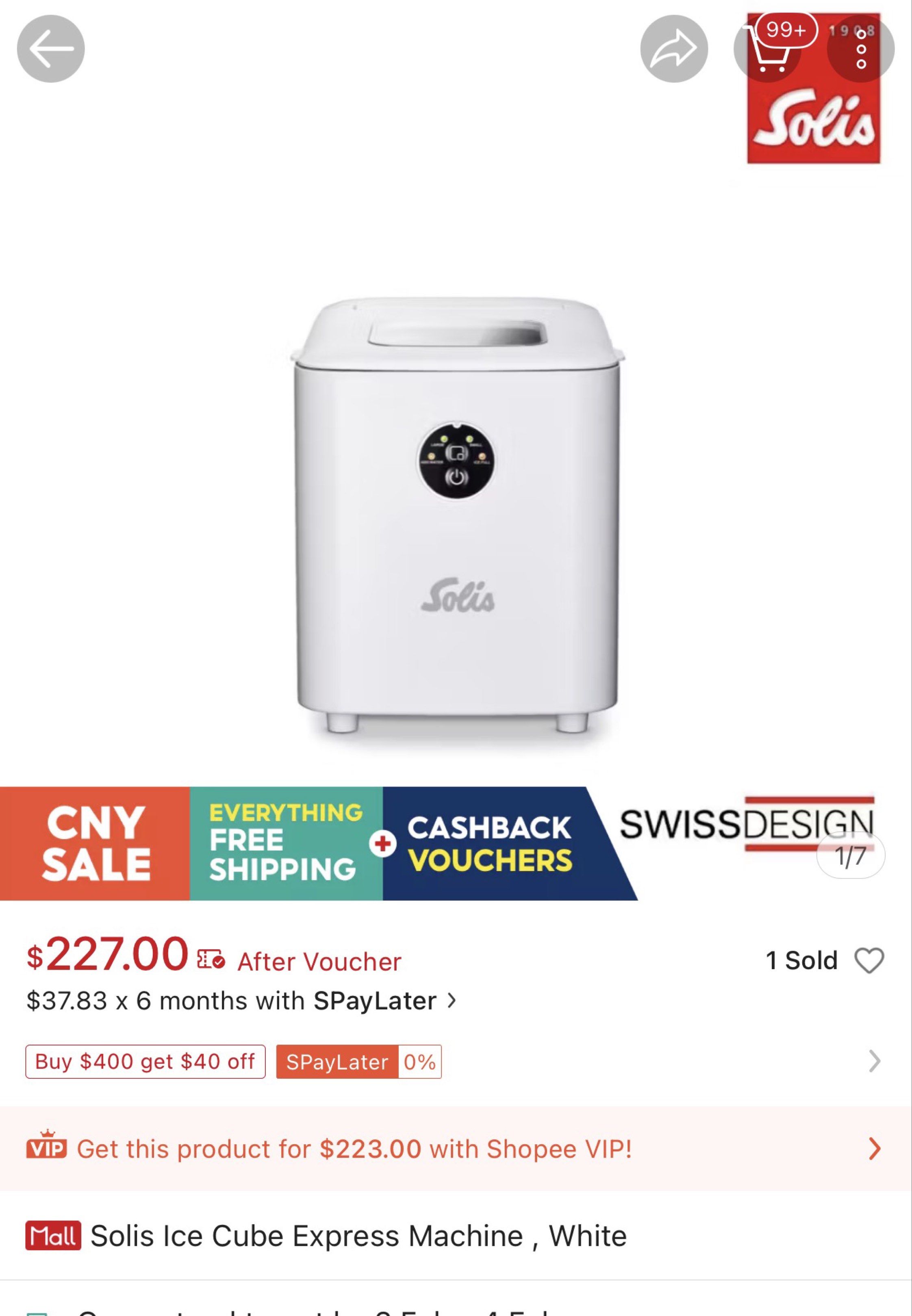 Ice Cube Express Machine - White, TV & Home Appliances, Kitchen ...