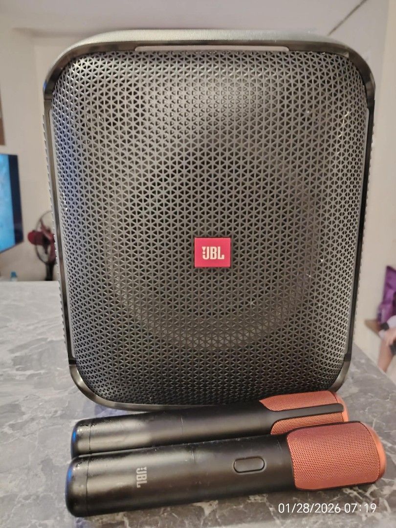 JBL Portable Party Speaker with Microphones, Audio, Soundbars, Speakers ...