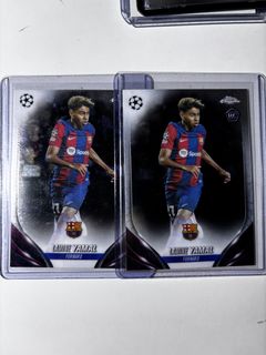 2023-24 Topps Focus FCB Lamine Yamal Auto Card, Hobbies & Toys, Toys ...