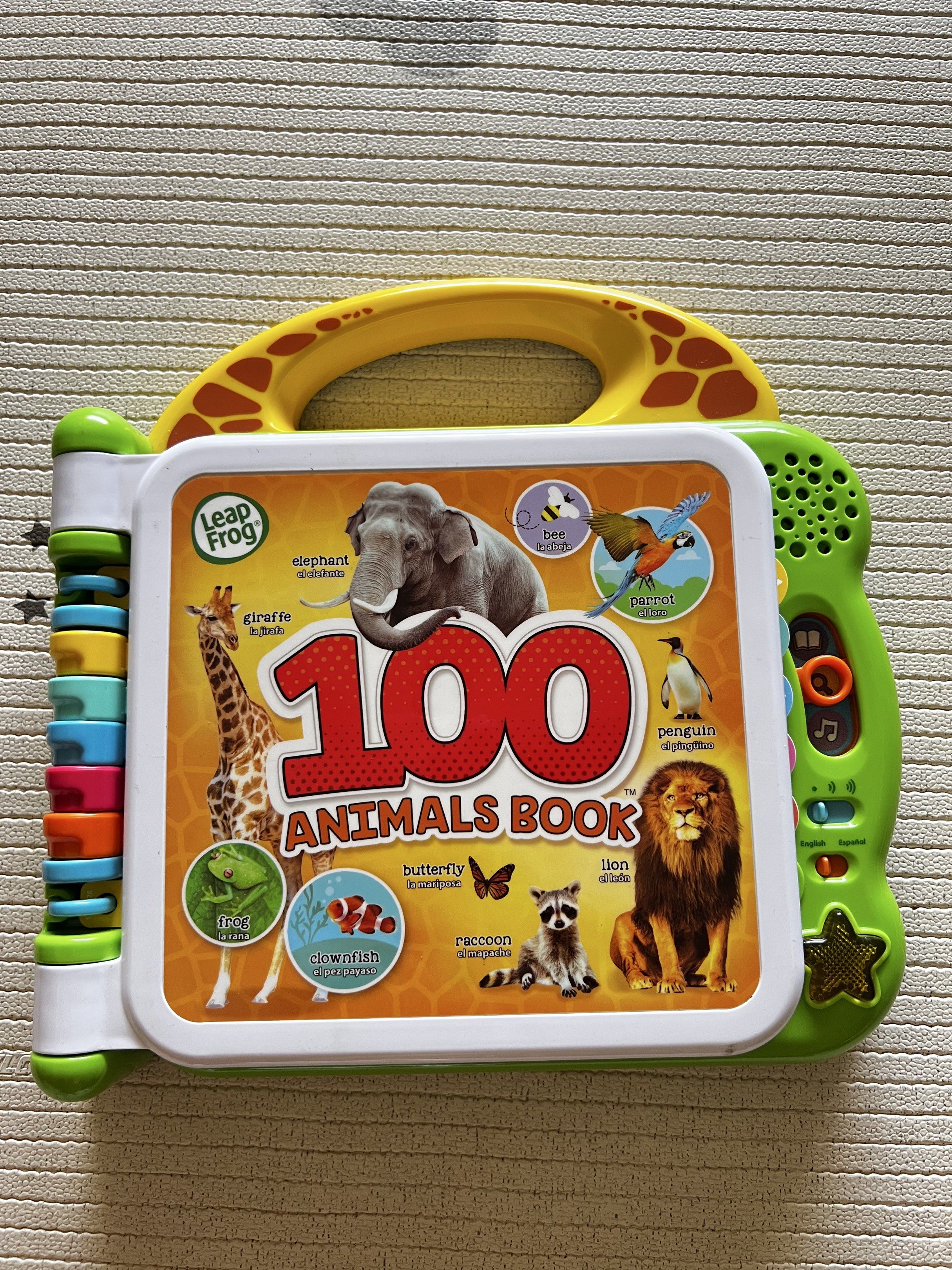 LeapFrog 100 Animals Book, Hobbies & Toys, Books & Magazines, Children ...