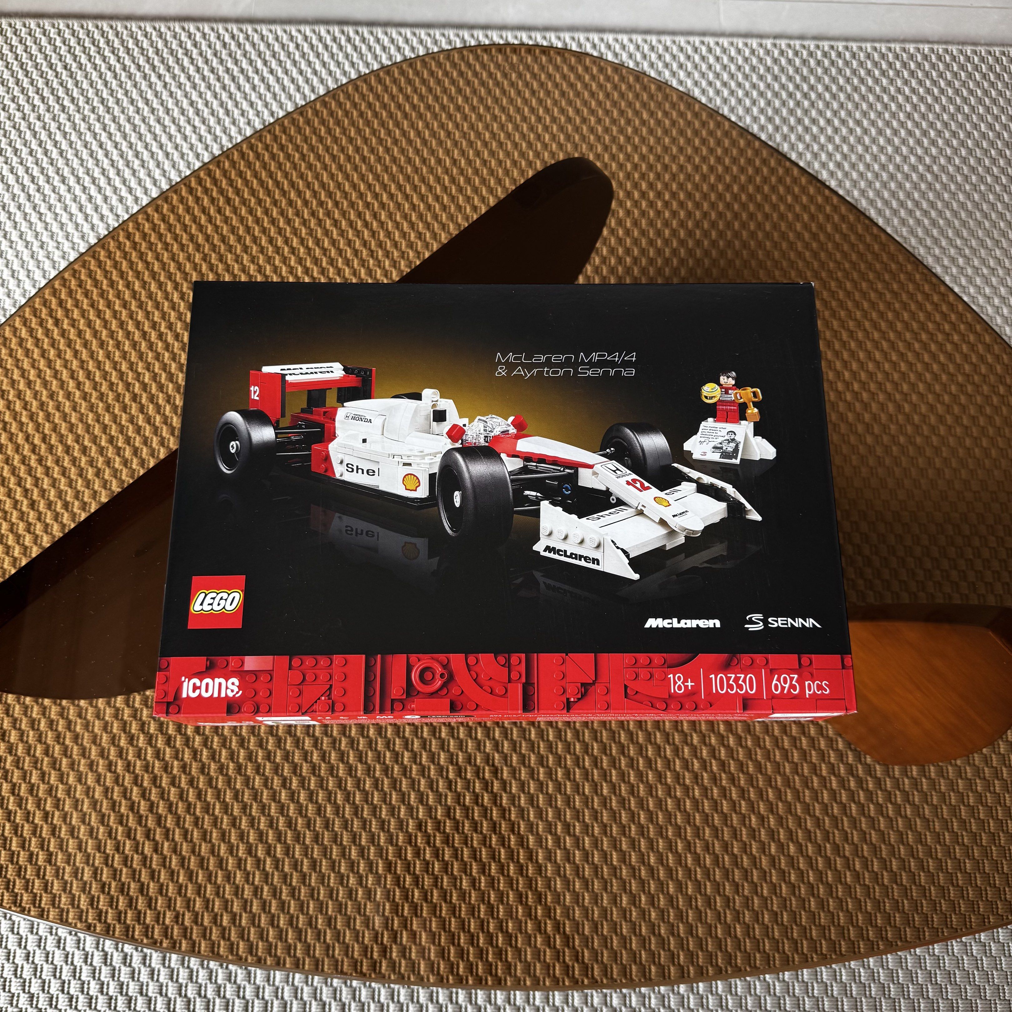 LEGO 10330 Icons McLaren MP4/4 & Ayrton Senna Set, Hobbies & Toys, Toys ...