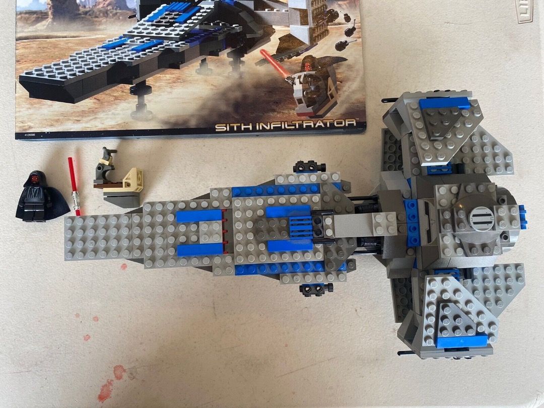 LEGO Star Wars 7151 Sith Infiltrator Sith Maul 樂高 #7151 星球大戰納布星際戰鬥機, 興趣 ...