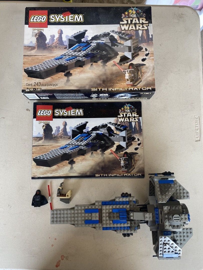 LEGO Star Wars 7151 Sith Infiltrator Sith Maul 樂高 #7151 星球大戰納布星際戰鬥機, 興趣 ...