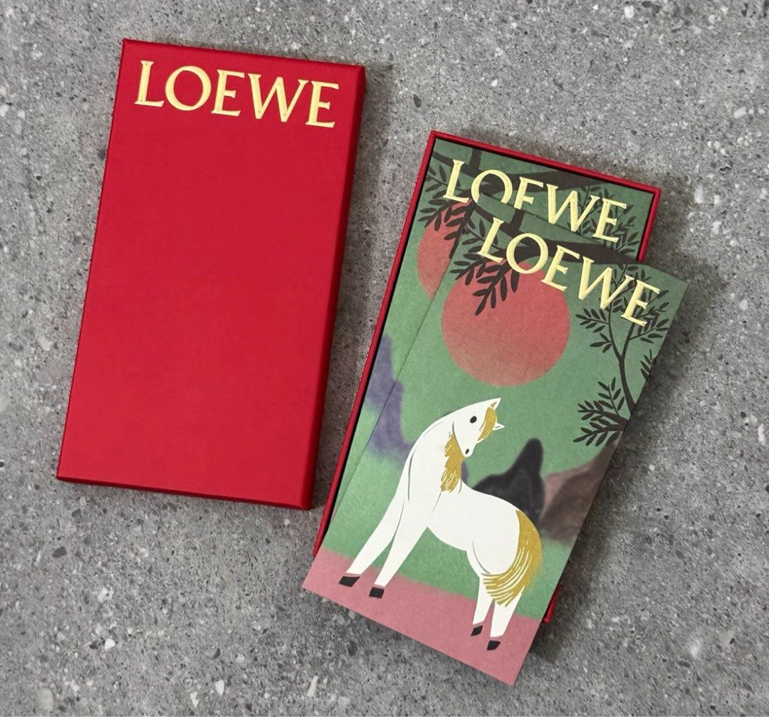 Loewe 2026 Year of the Horse Chinese New Year Red Packet Set, Women's ...