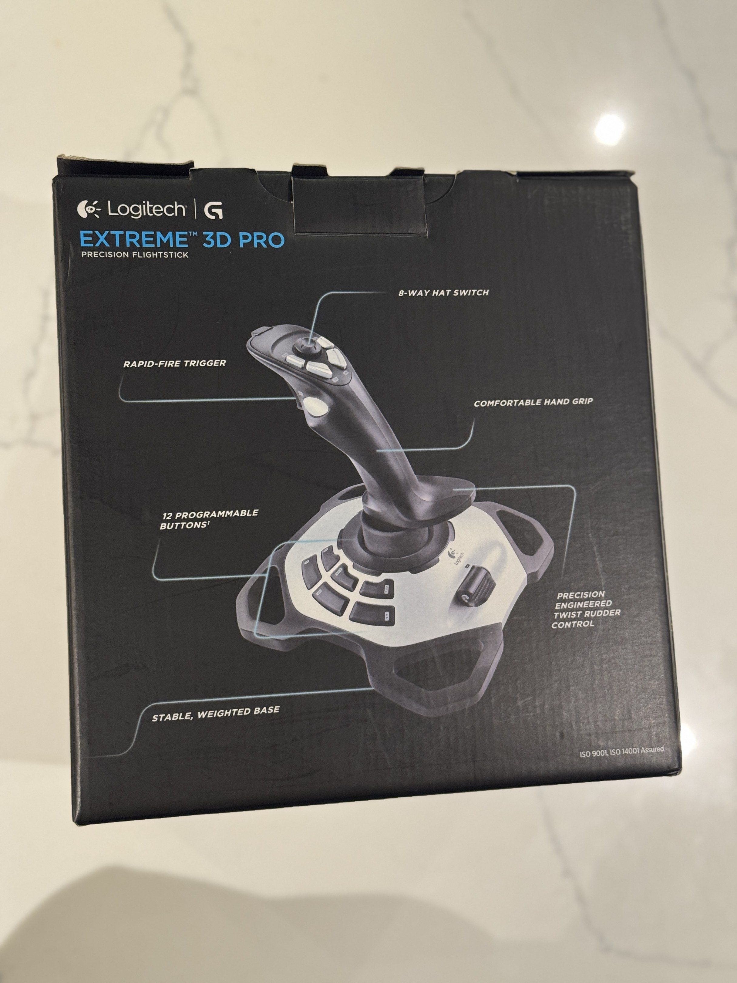 Logitech Extreme 3D Pro Precision Flightstick, Video Gaming, Gaming ...