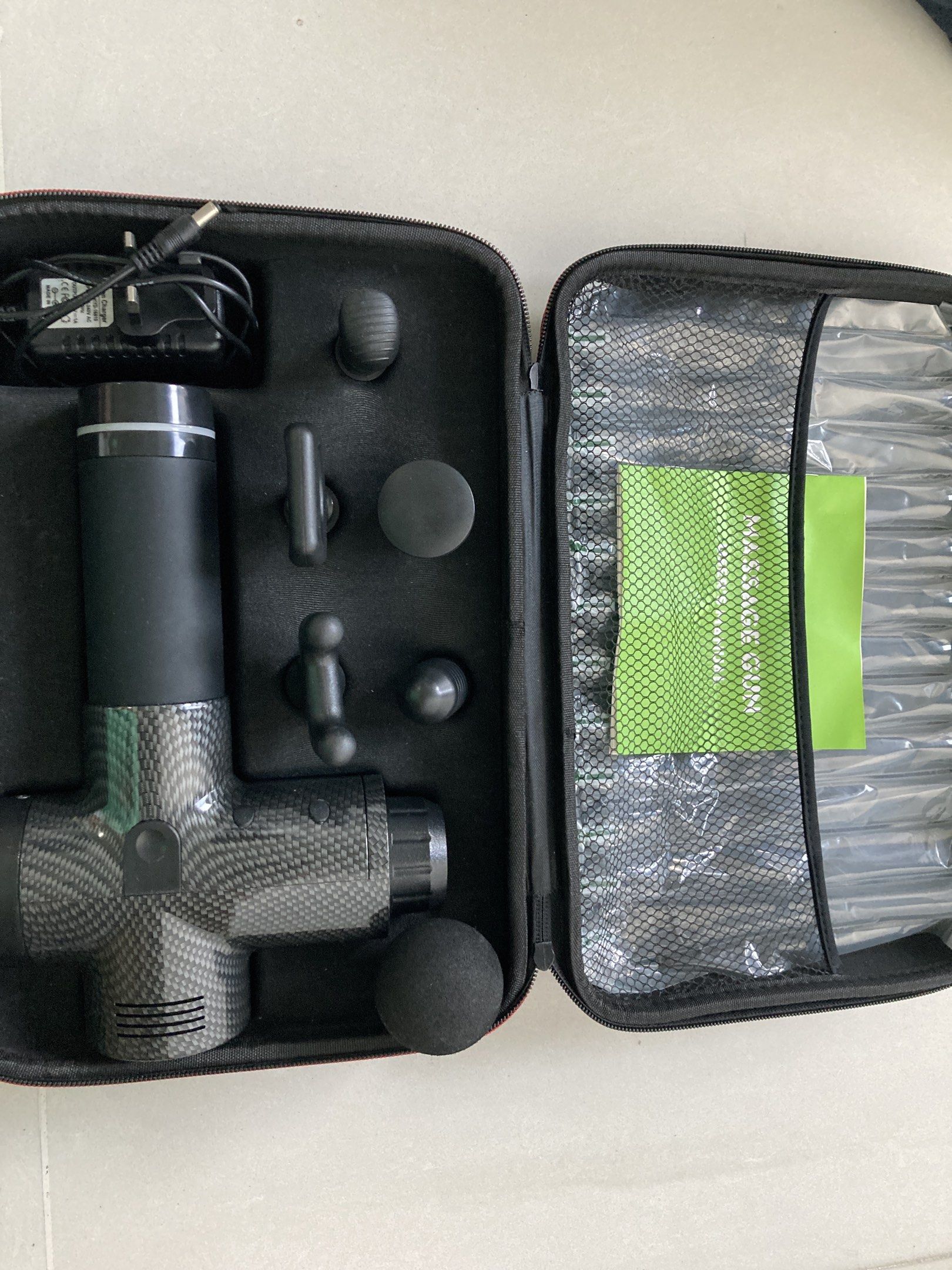 Massage Gun with Multiple Attachments, Health & Nutrition, Massage ...