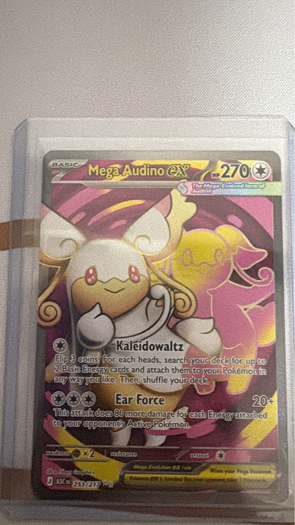 Mega Audino EX - 253/217 - Pokemon Card, Hobbies & Toys, Toys & Games ...