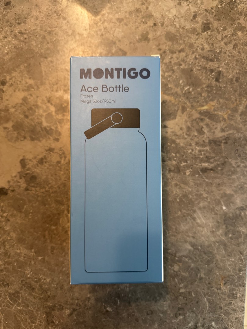 Montigo Ace Bottle Mega 32oz 950ml Frozen Blue, Furniture & Home Living ...