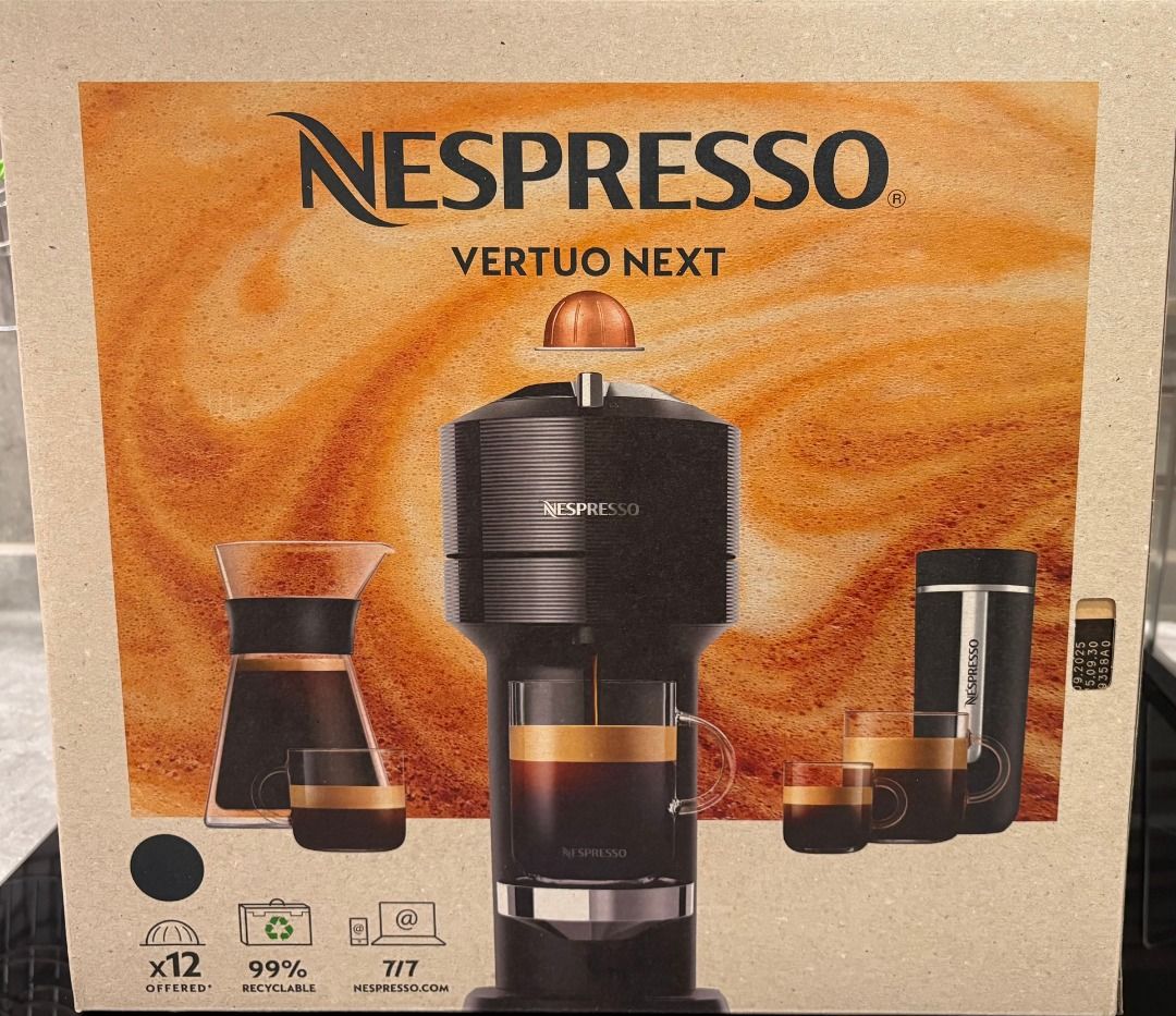 Nespresso Vertuo Next Coffee Machine under warranty with original ...
