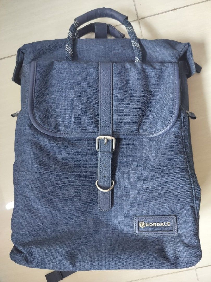 Nordace Siena Backpack - Navy Blue, Men's Fashion, Bags, Backpacks on ...