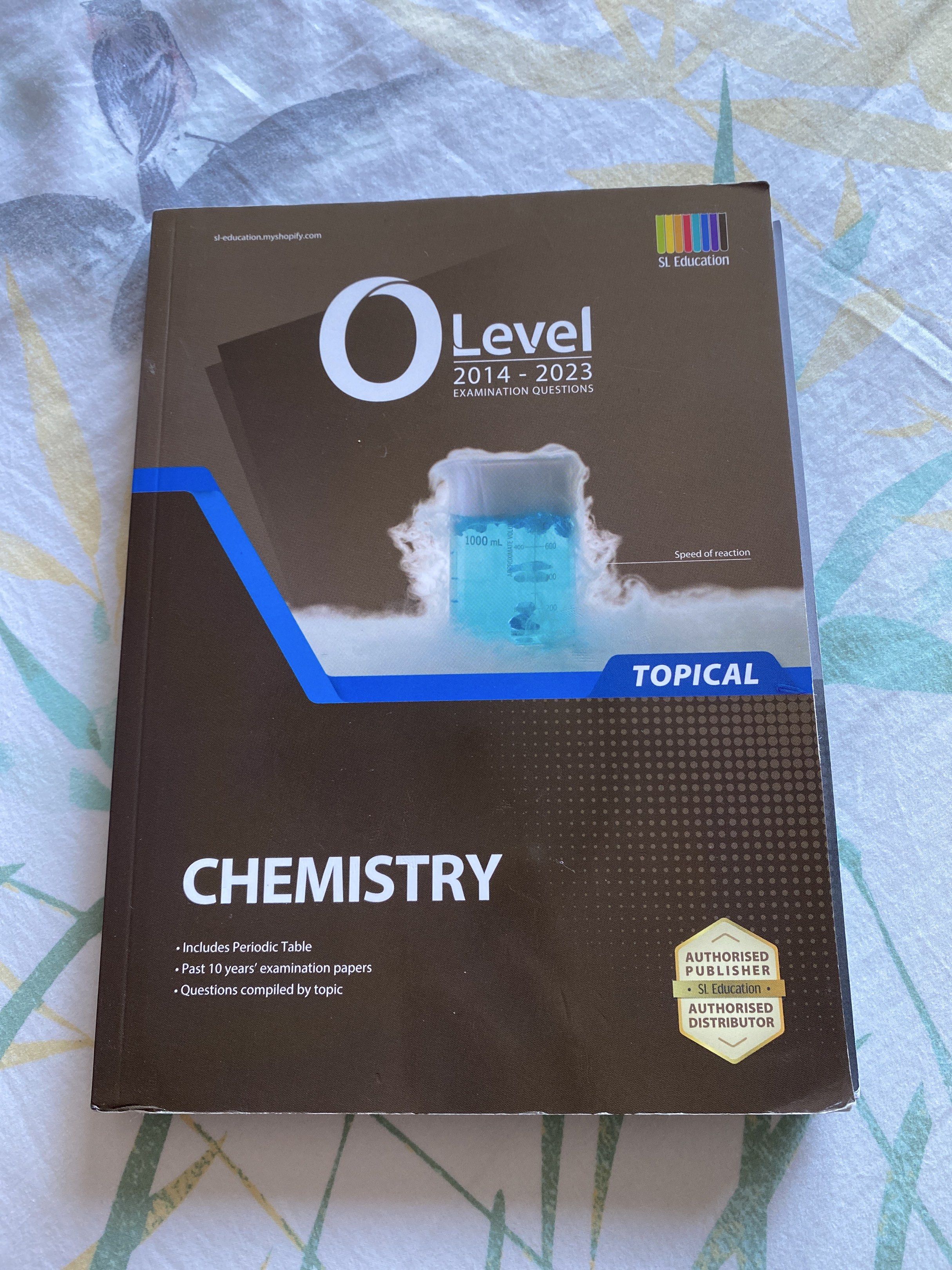 O Level Chemistry Topical Textbook 2014-2023, Hobbies & Toys, Books ...