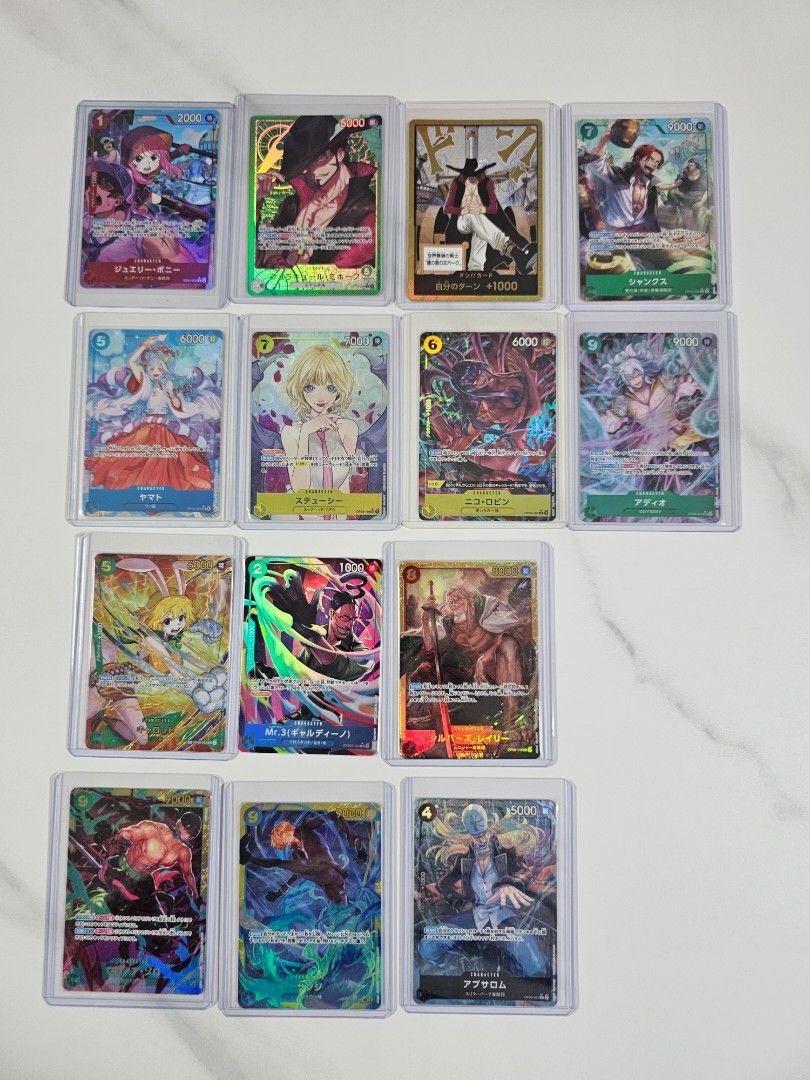 One piece tcg Op06 op08 op09 op13 op14 eb04, Hobbies & Toys, Toys ...