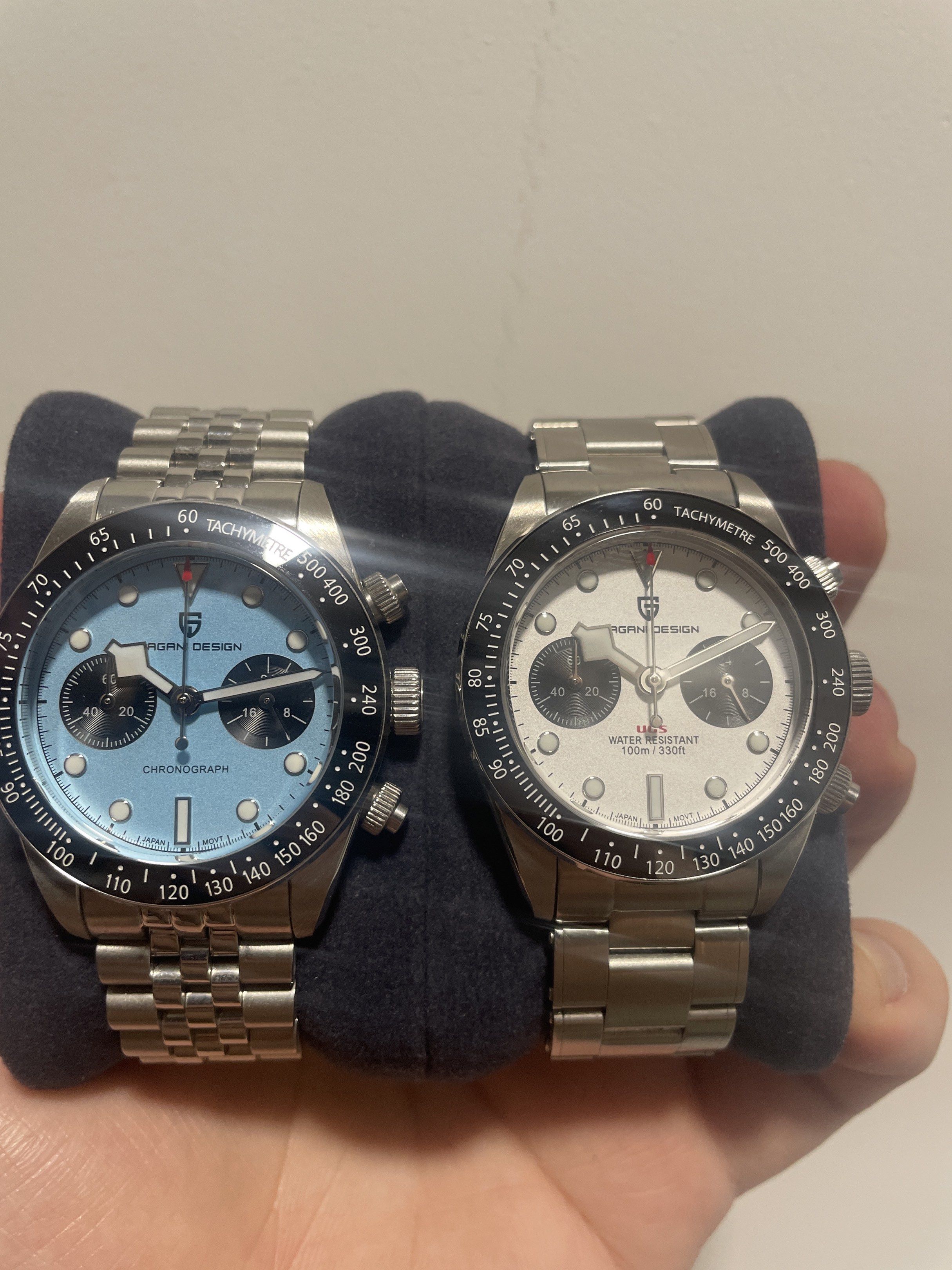 Pagani Design Chronograph Watch Tiffany Blue & White Dials, Men's ...