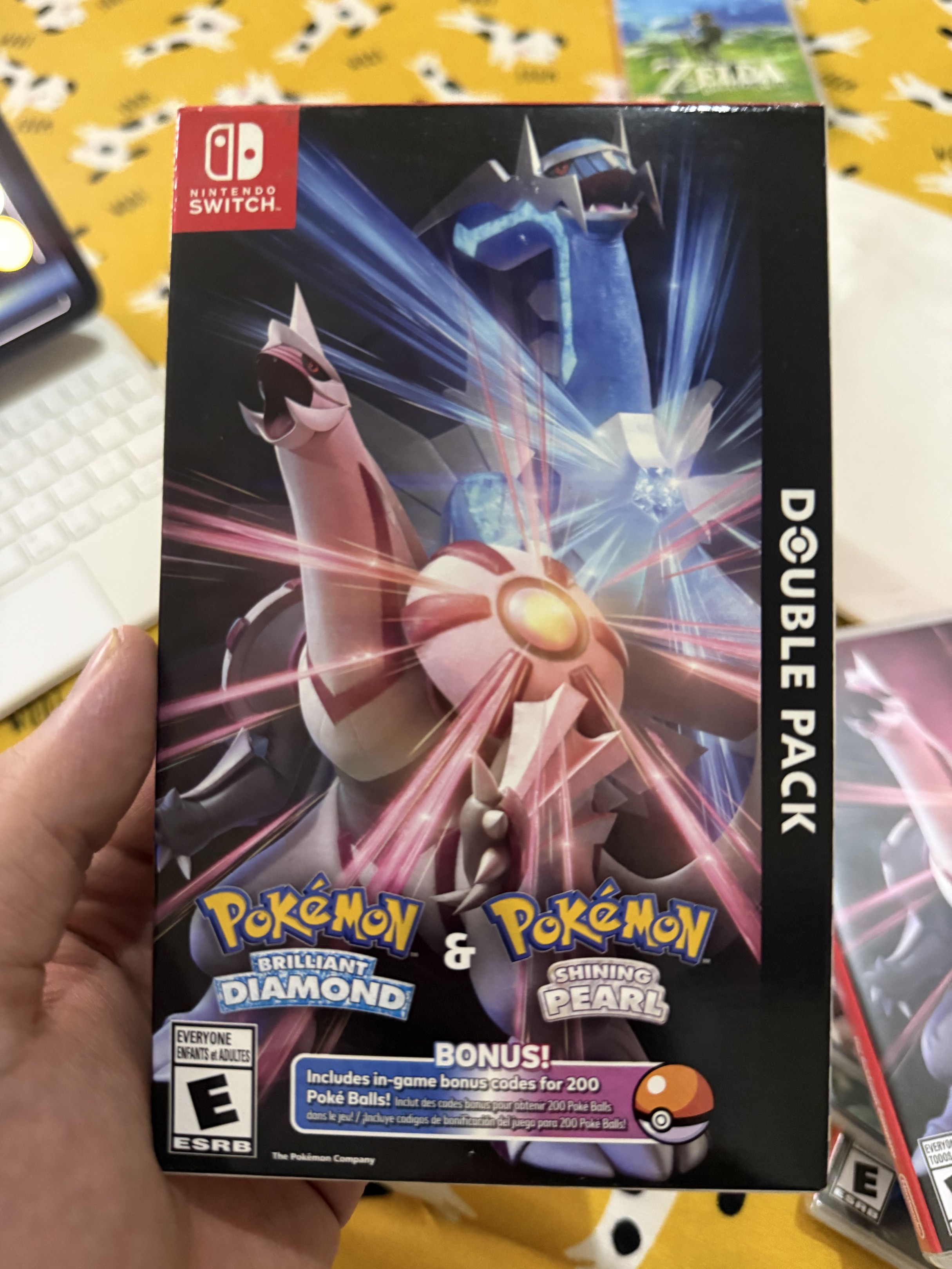 Pokemon pearl and diamond double pack switch, Video Gaming, Video Games ...