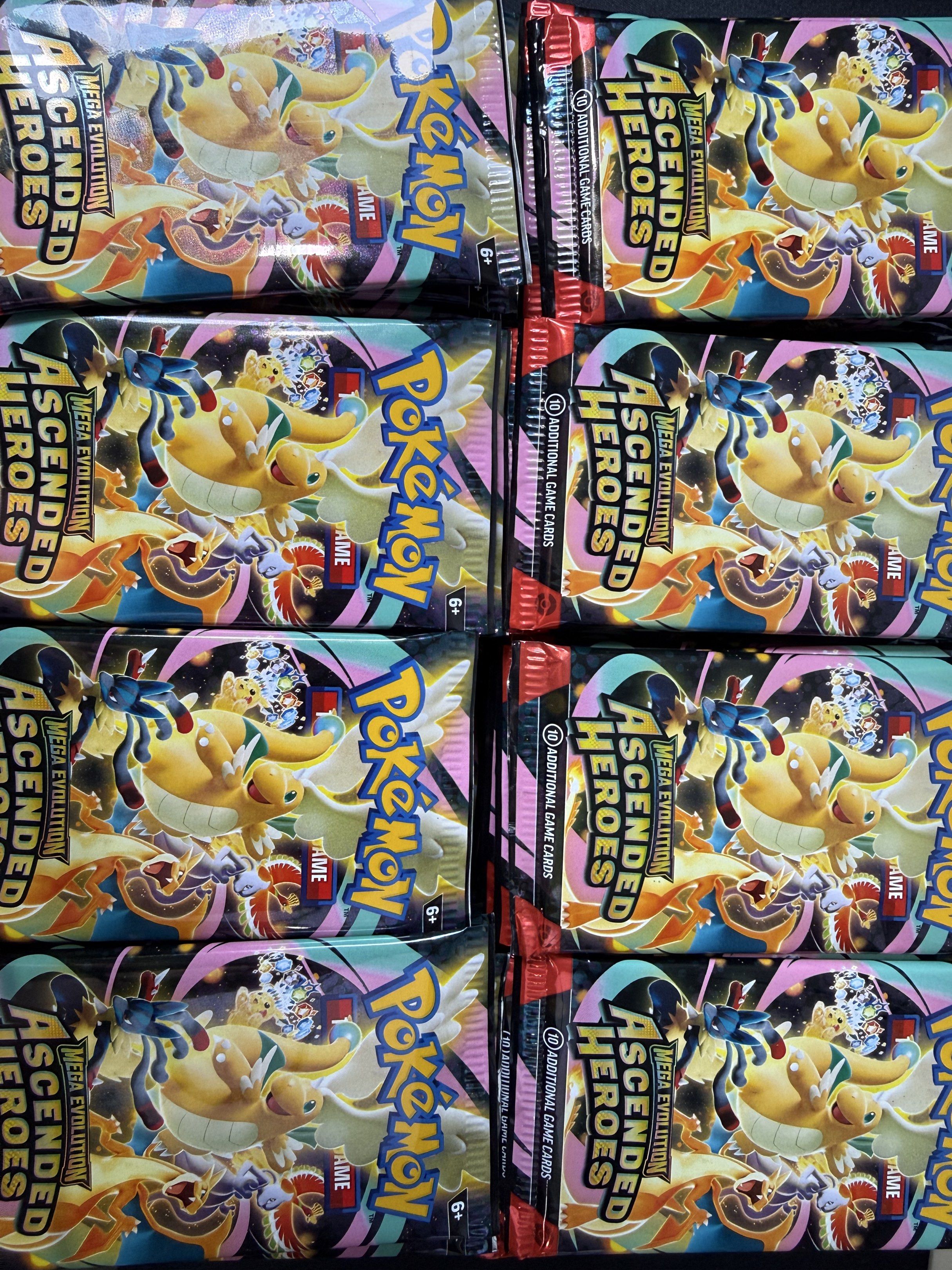 Pokemon TCG Mega Evolution Ascended Heroes Booster Packs, Hobbies ...