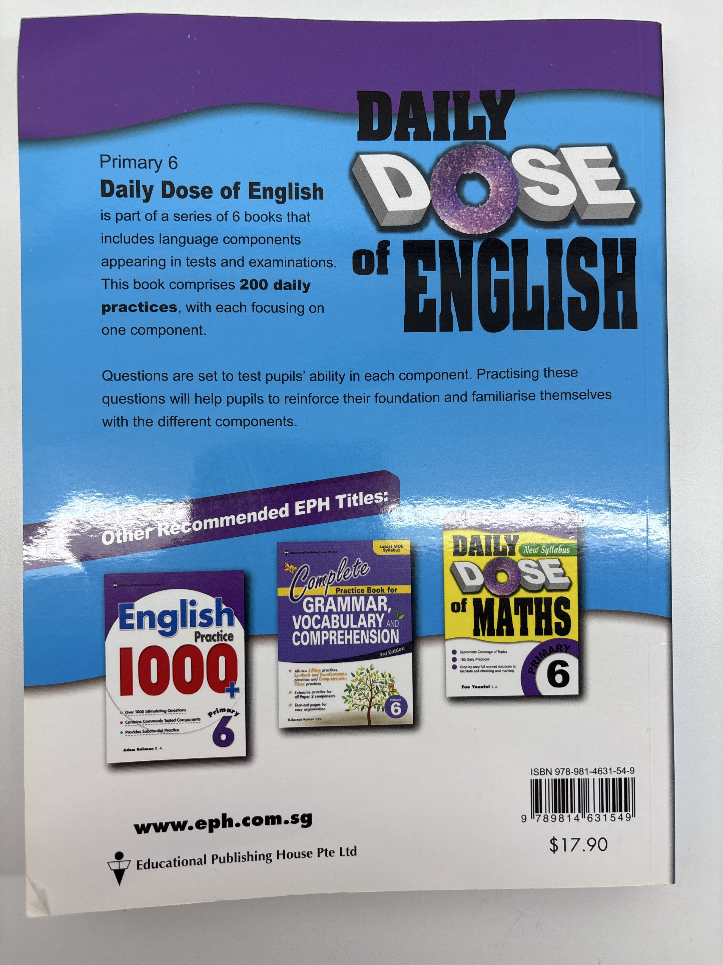 Primary 6 Daily Dose of English Textbook, Hobbies & Toys, Books ...