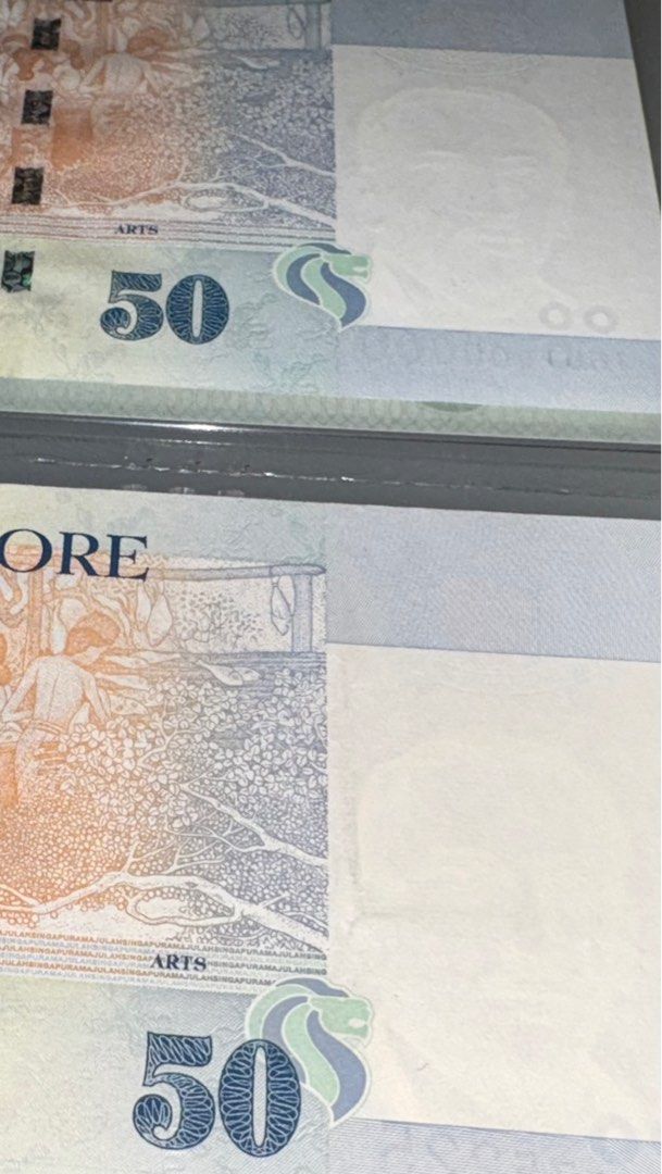 Printing Error Singapore Portrait $50 Sign. HTT, Hobbies & Toys ...