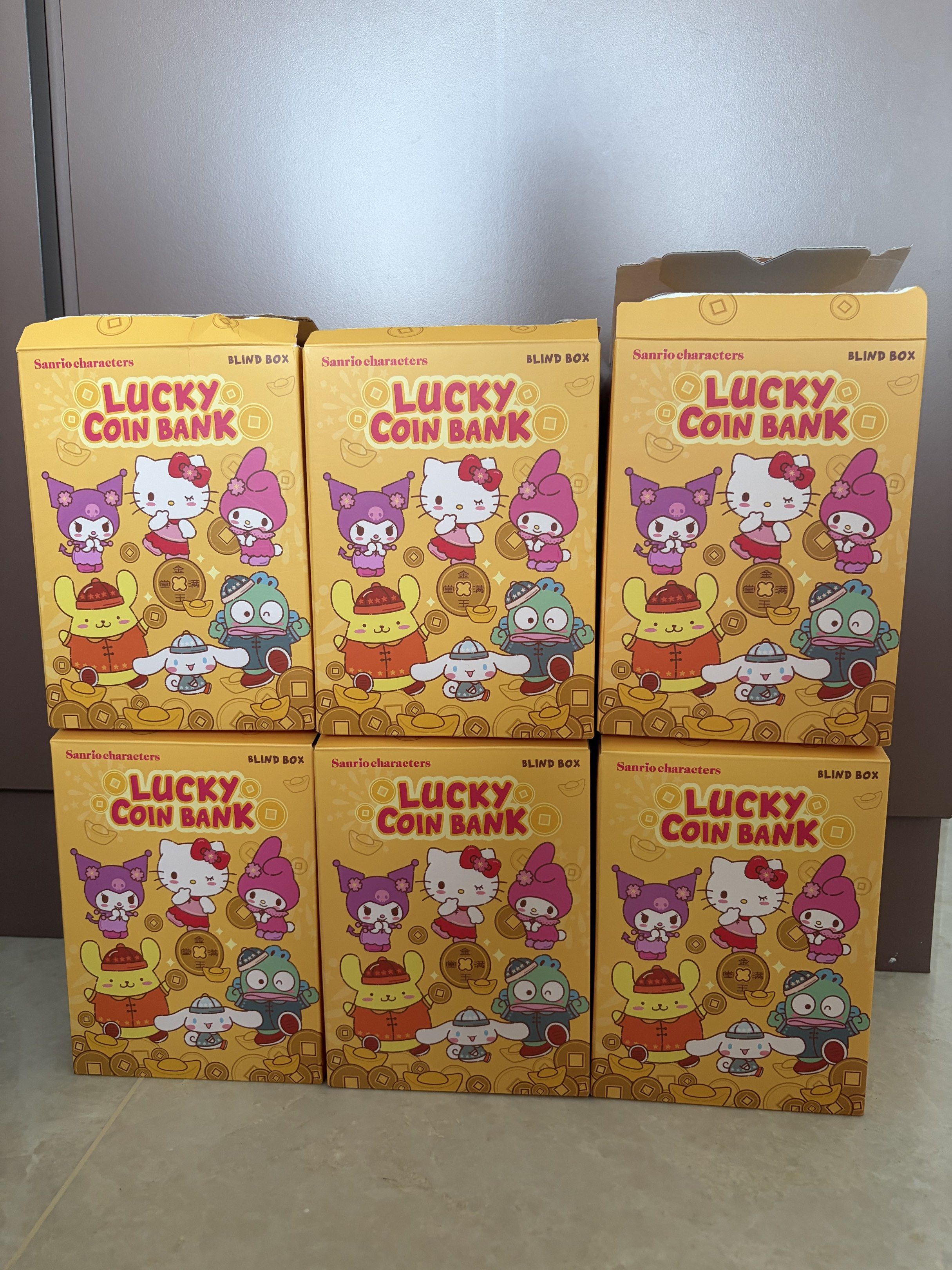 Sanrio Characters Lucky Coin Bank Blind Box, Hobbies & Toys, Toys ...